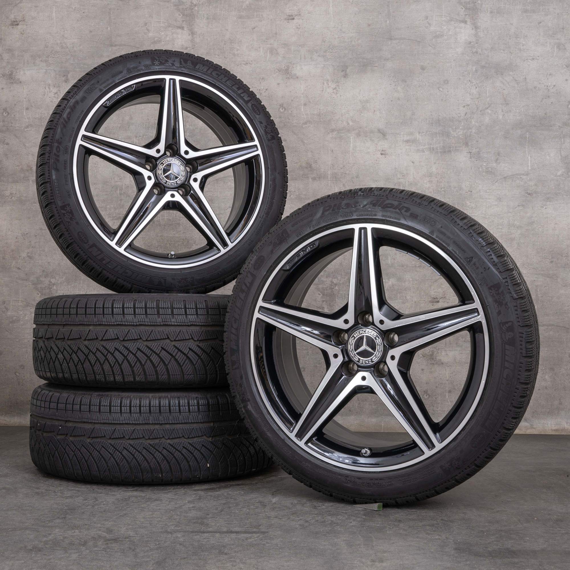 OEM Mercedes Benz C-Class AMG C43 C450 Sport winter wheels 18 inch W205 ...