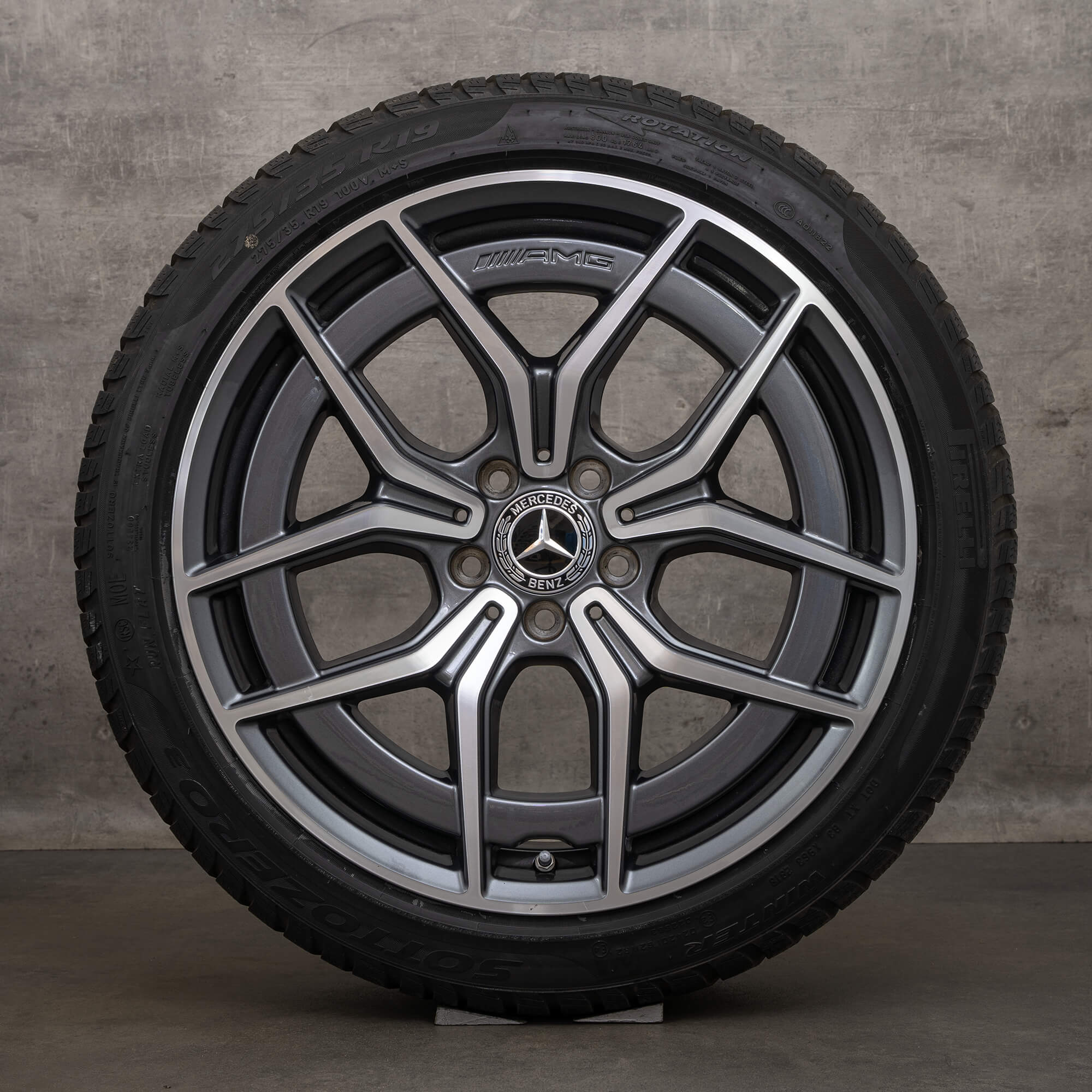 OEM AMG Mercedes E Class W213 W238 19 inch winter tires rims A2134016600