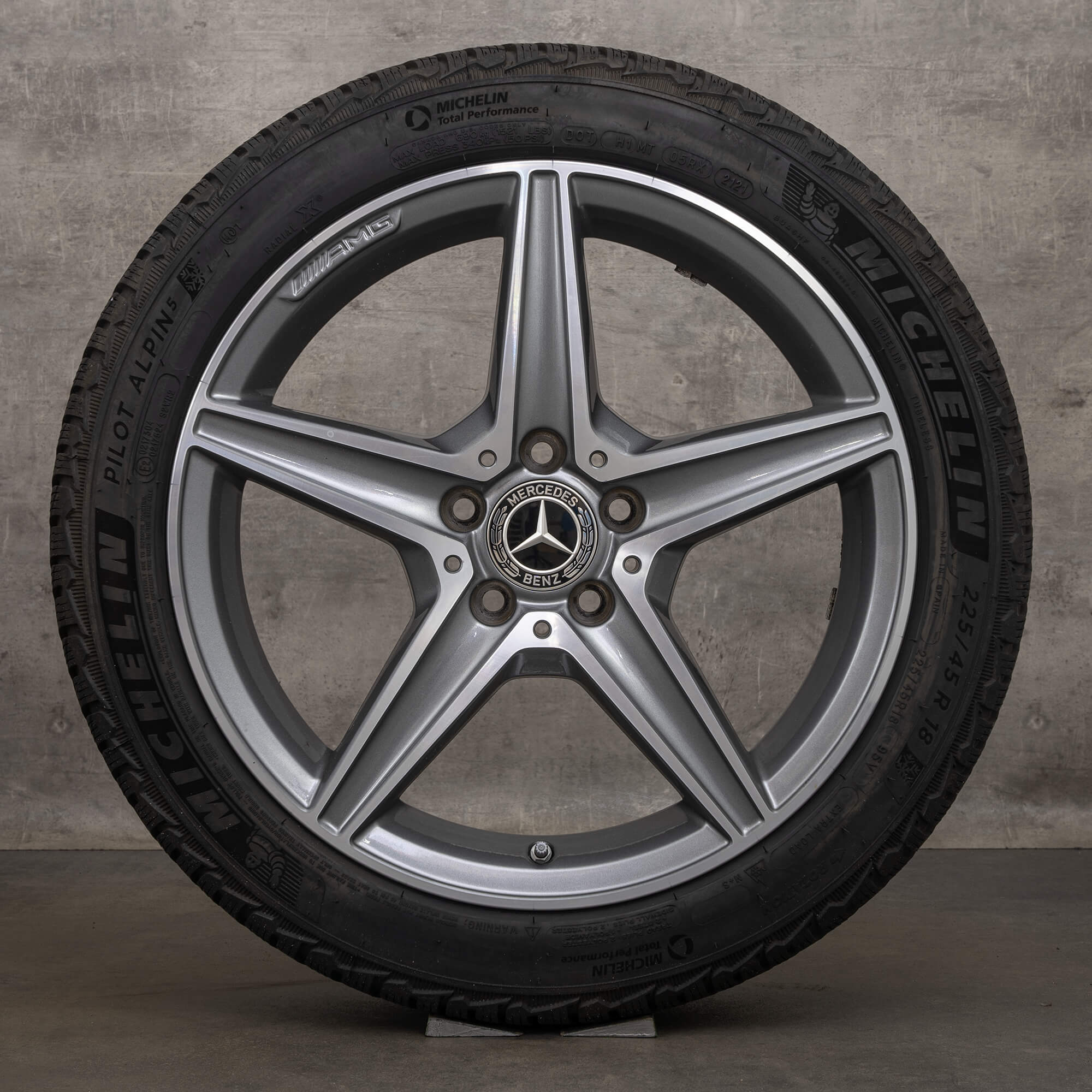 OEM AMG Mercedes Benz C-Class 18 inch W205 S205 C205 A205 rims winter ...