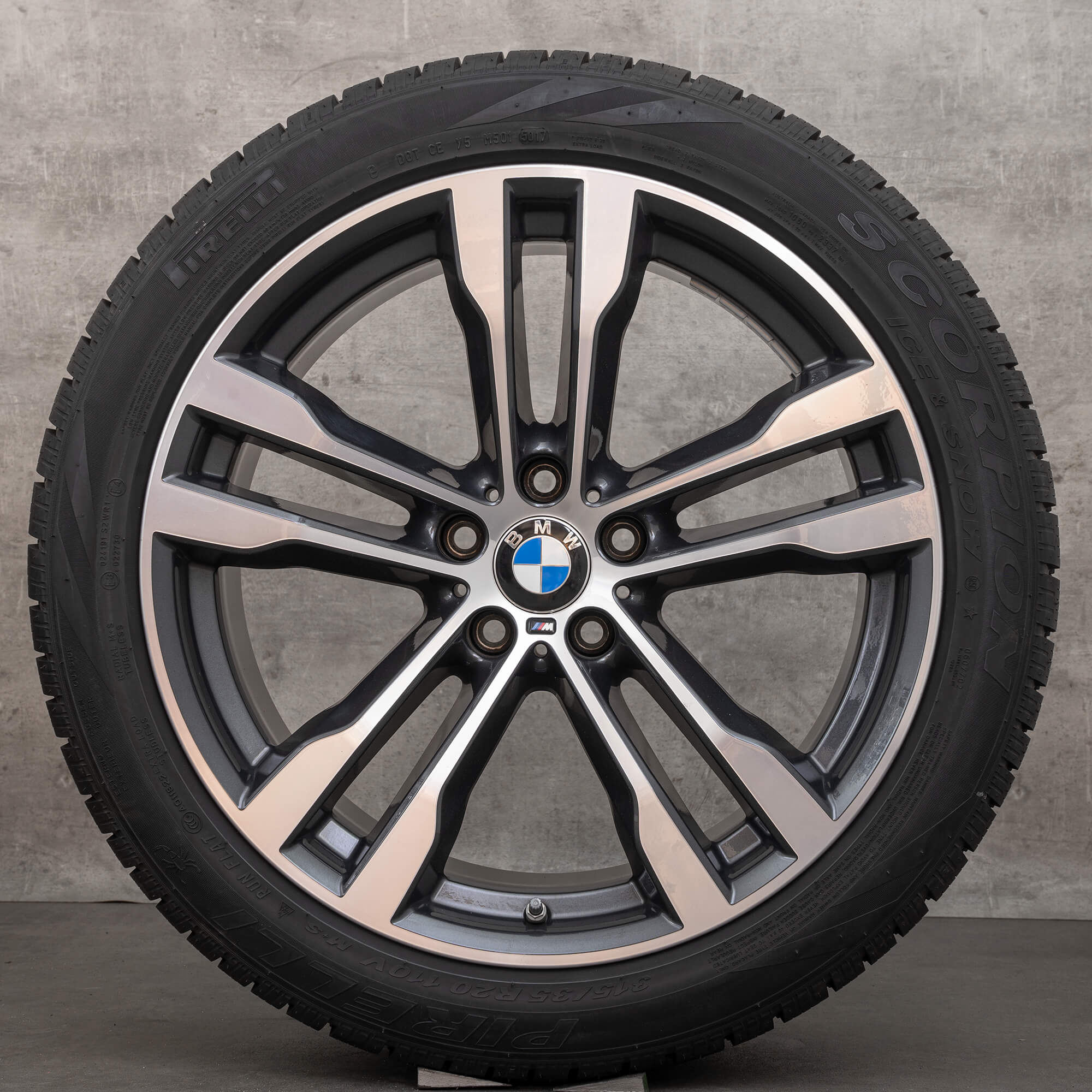 BMW X5 E70 F15 X6 E71 F16 winter wheels 20 inch rims tires styling 468 M