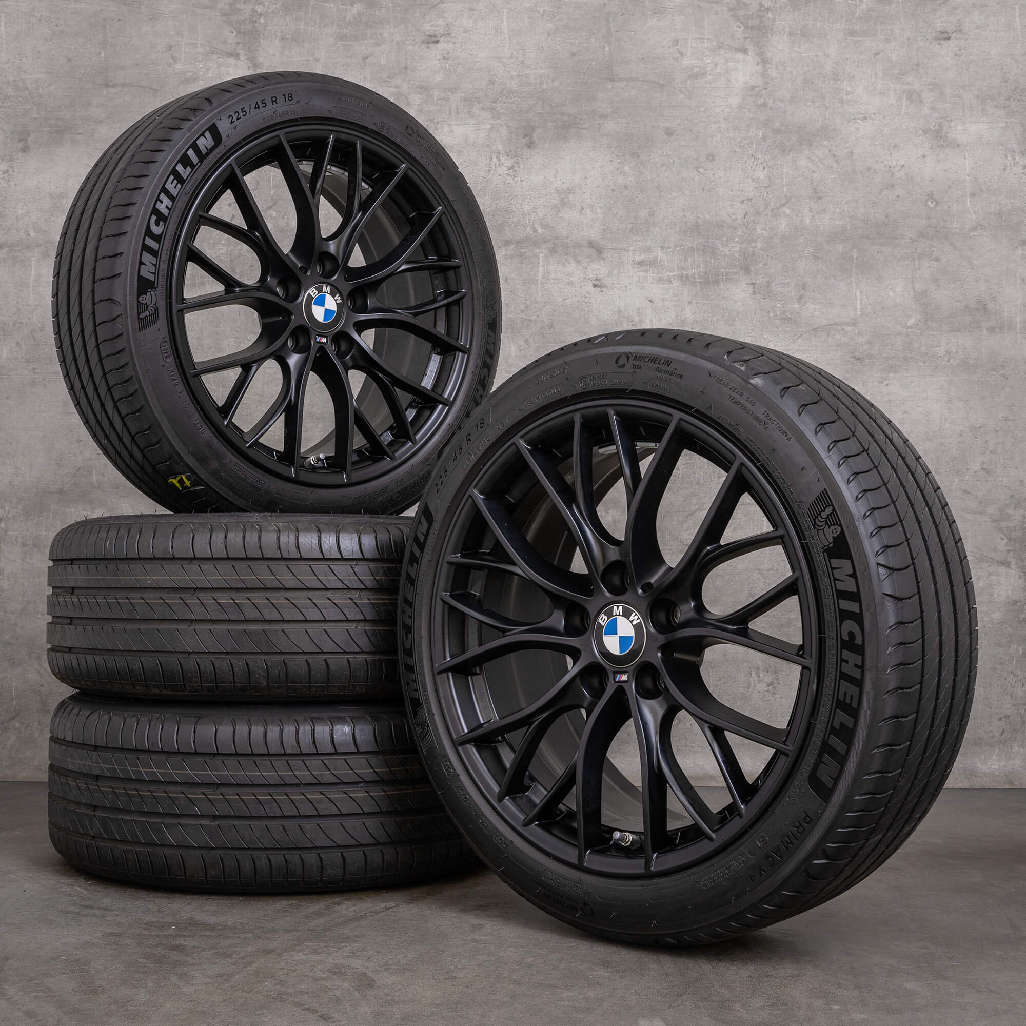 OEM BMW 3 Series 4 wheels 18 inch F30 F31 F32 F33 F36 Gran Coupe summer ...