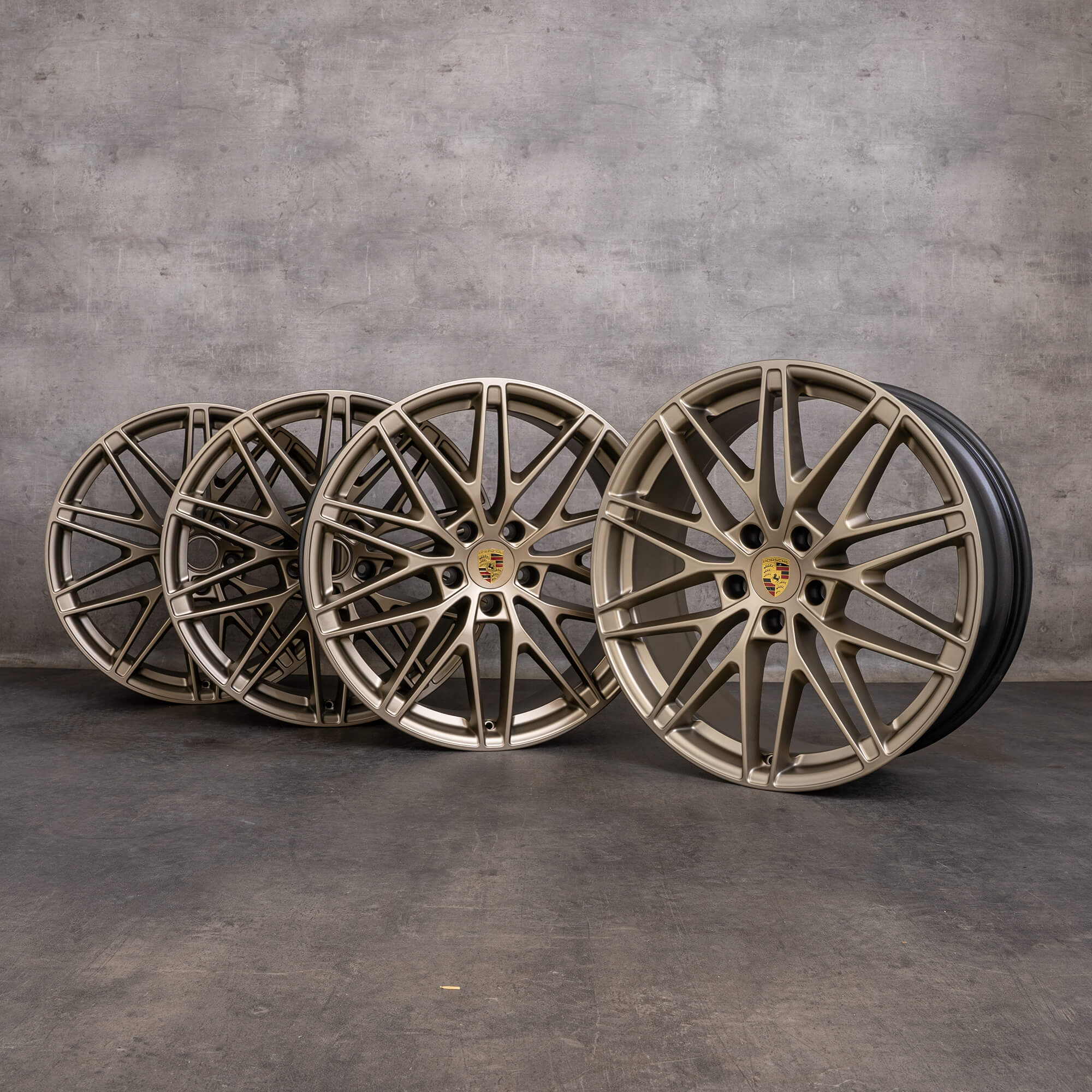 Original Porsche Macan Electric fälgar / fälg 22 tum 95C601025AD ...