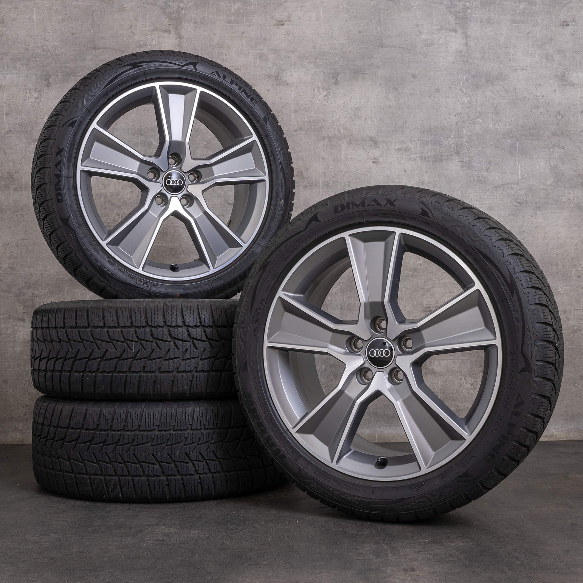 Original Audi Q2 SQ2 Winterräder 18 Zoll GA Felgen 81A601025J titan ...