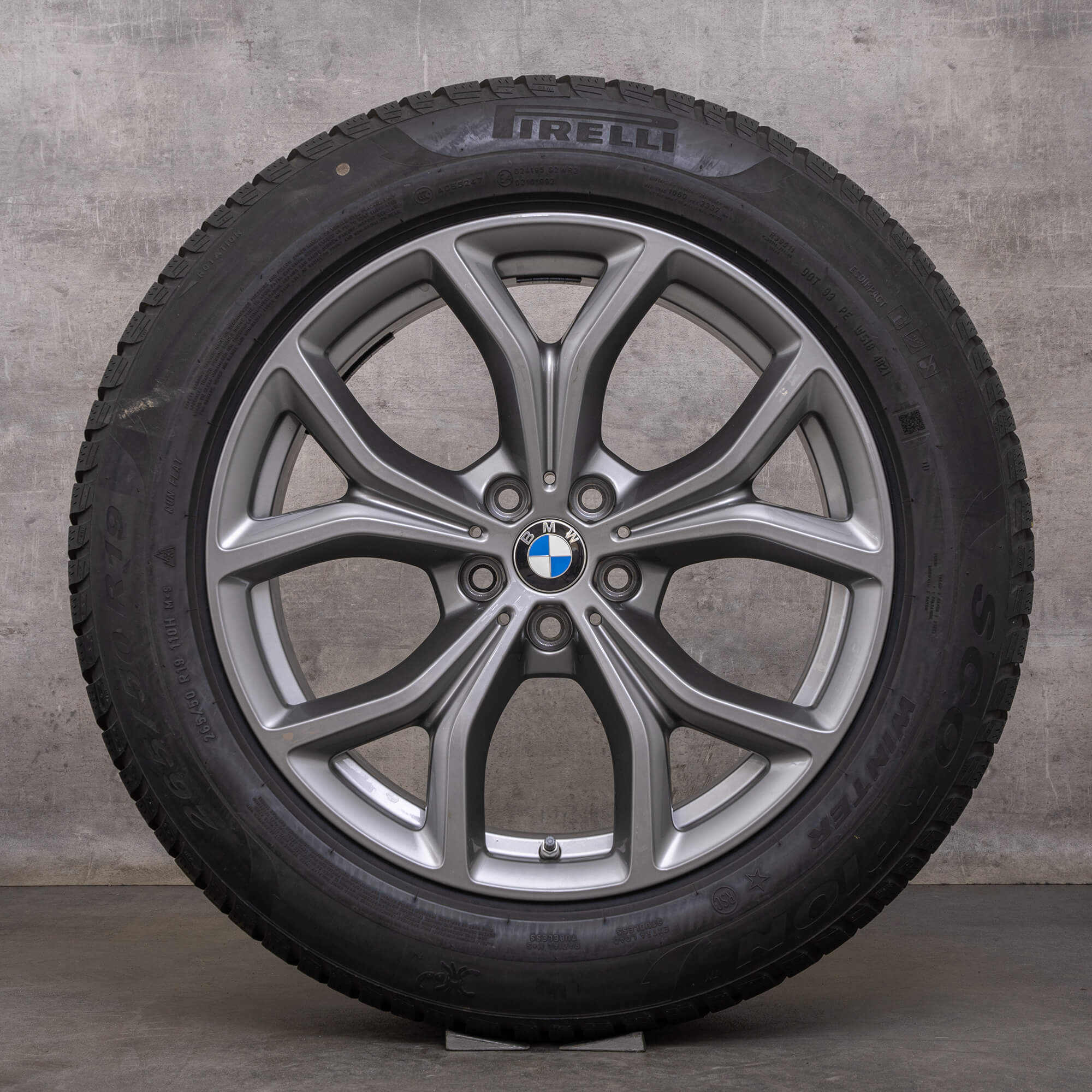 Original BMW X5 X6 Winterräder 19 Zoll G05 G06 Felgen Styling 735 ...