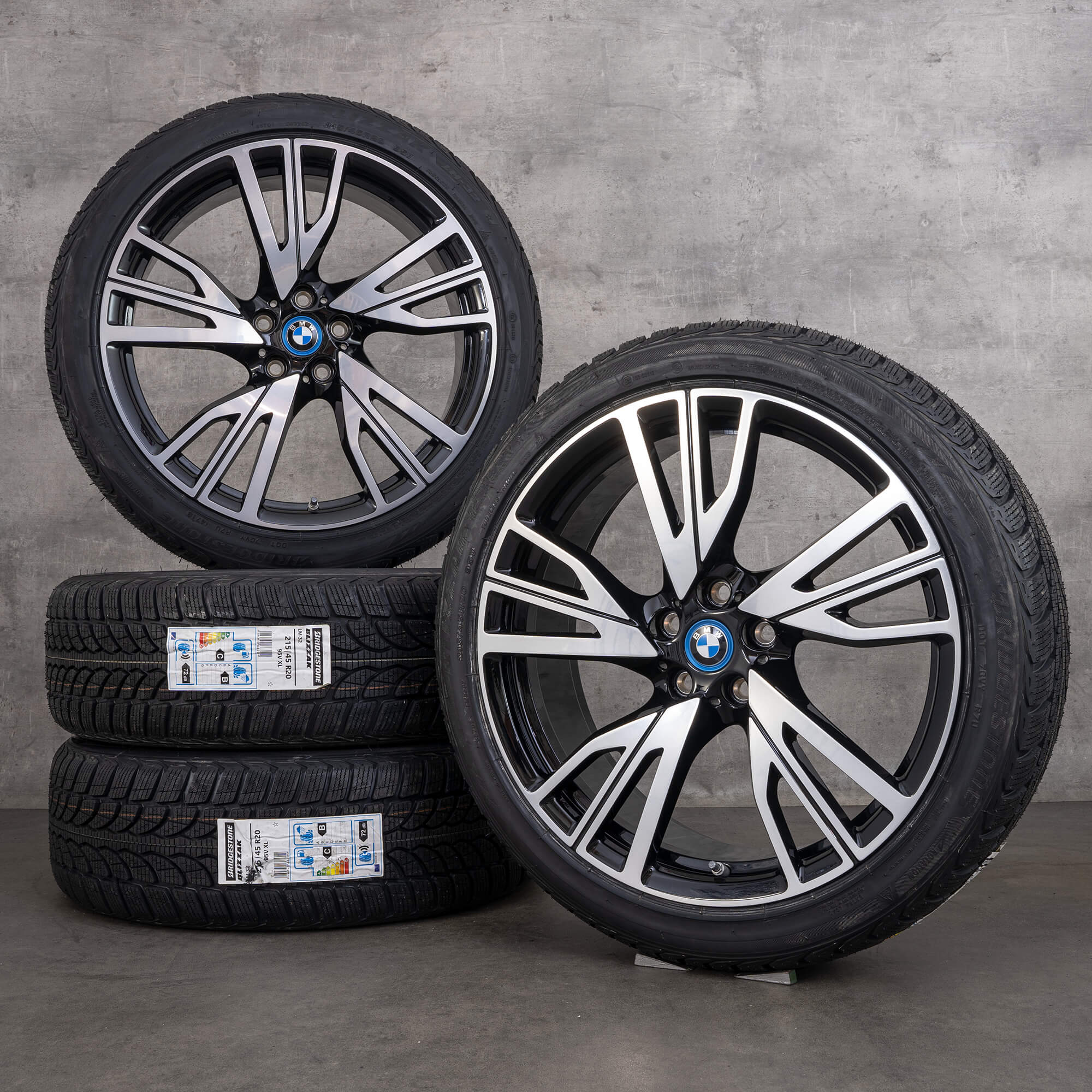 BMW i8 I12 Coupe winter wheels 20 inch tires 470 rims 6857571 6855013