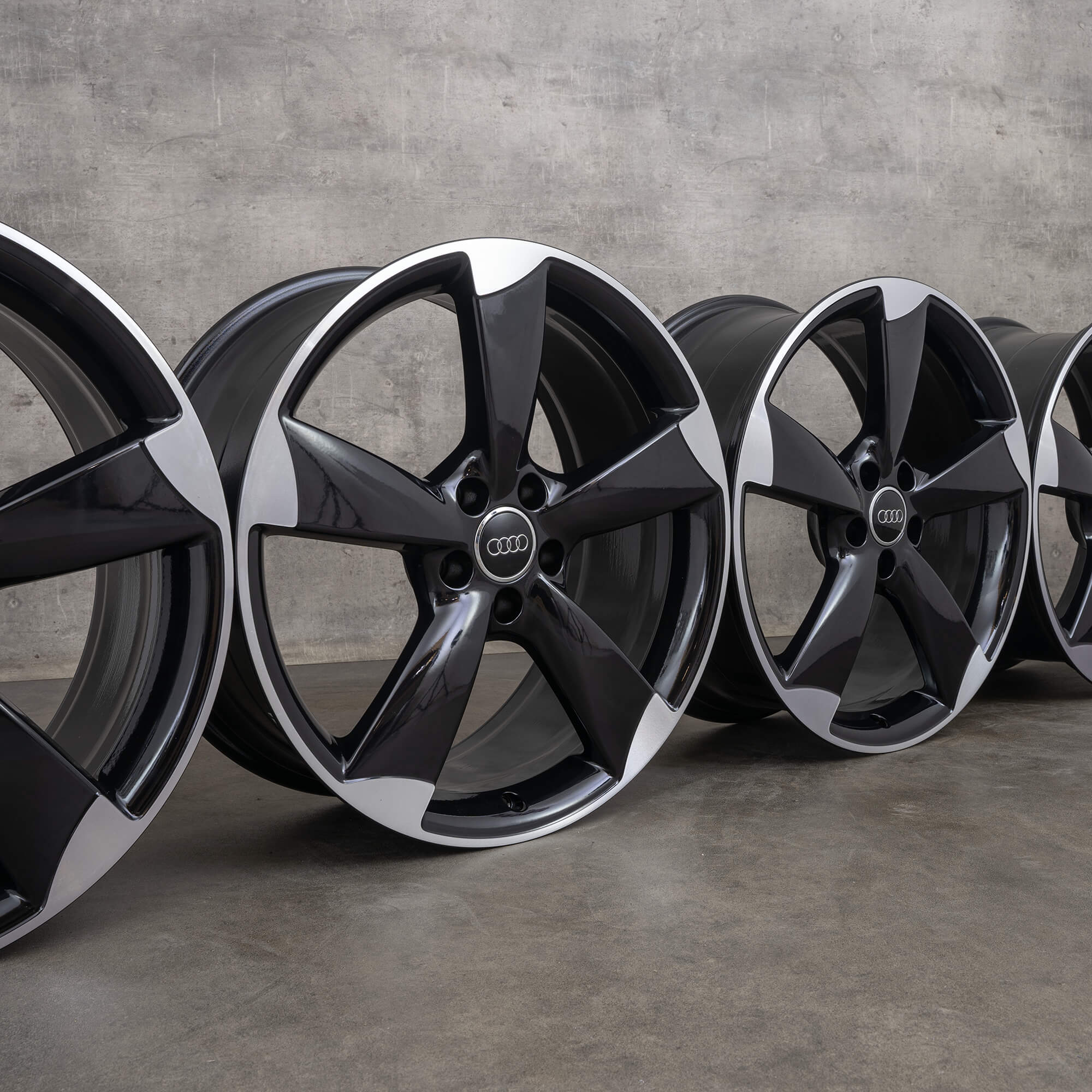 Audi A6 S6 4G C7 jantes rotor 20 pouces noir brillant 4G0601025BP