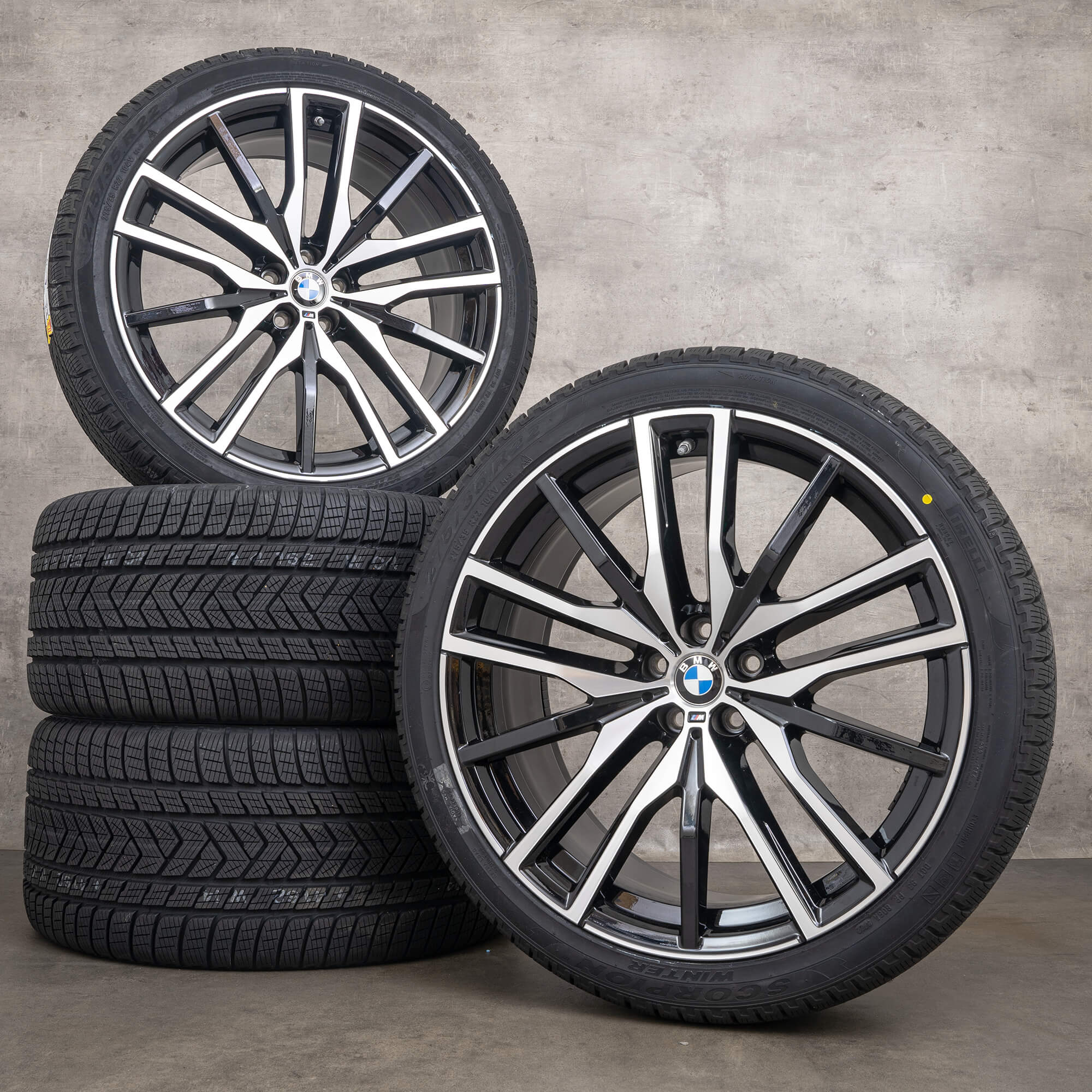 BMW X5 G05 X6 G06 winter wheels tires 22 inch rims styling 742 M