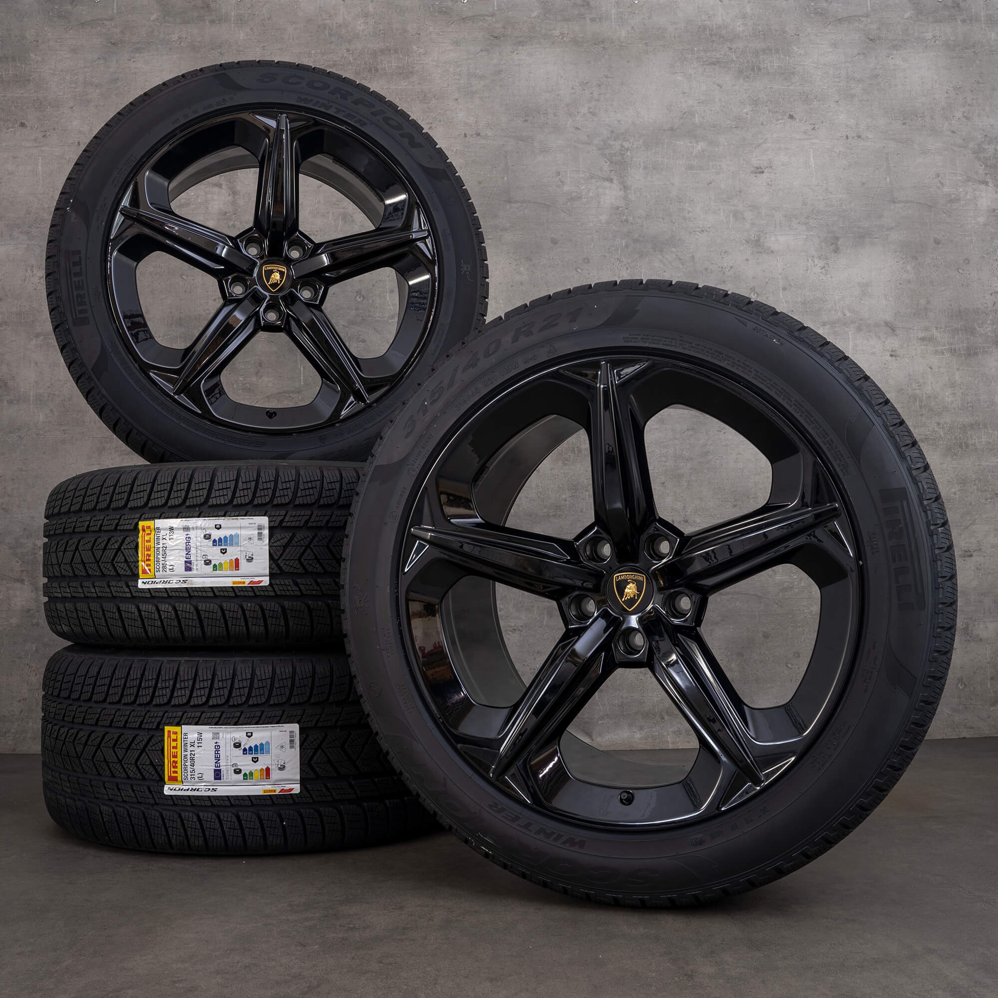 OEM Lamborghini Urus snow tire packages 21 inch rims 4ML601025B ...