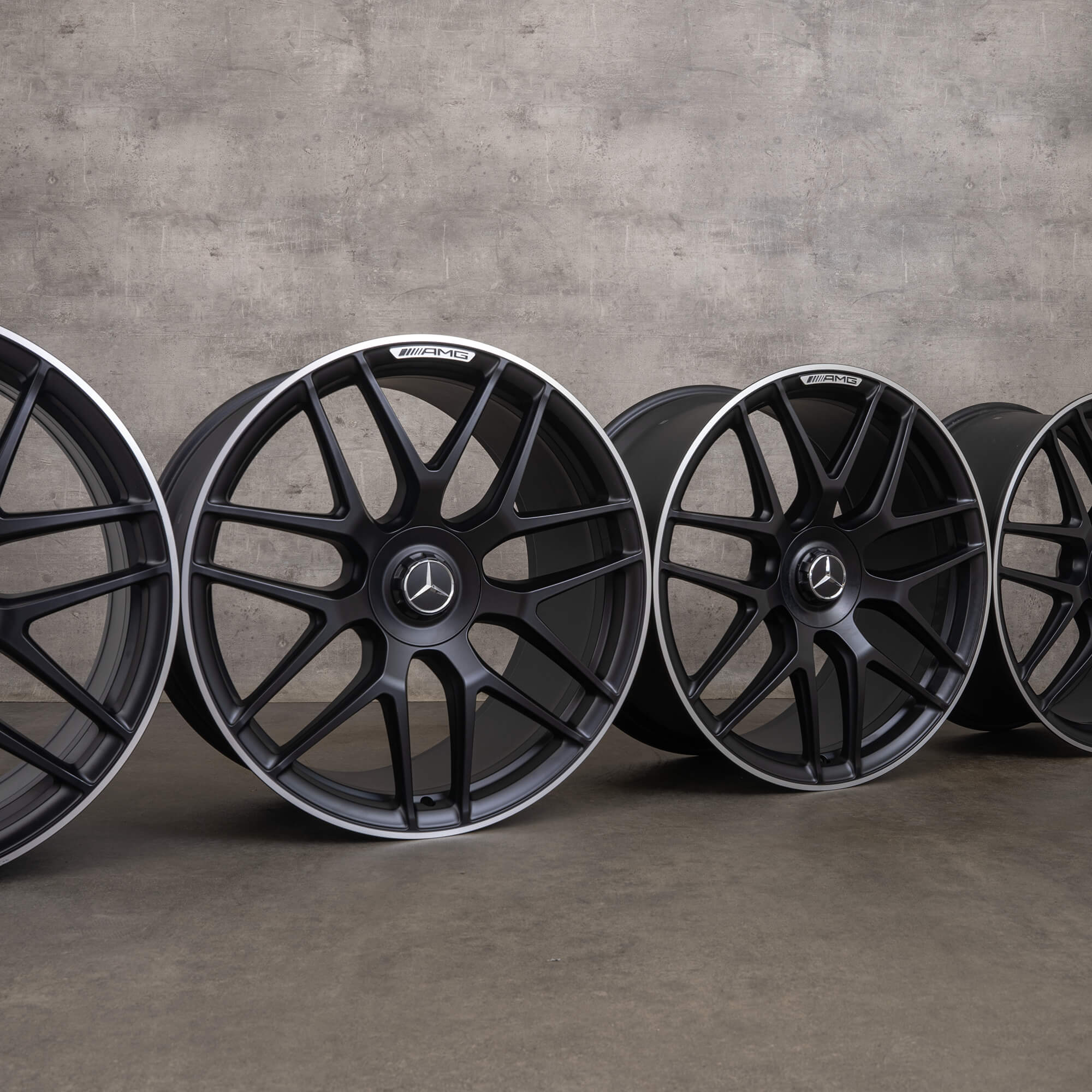 Original AMG Mercedes Benz GLE 53 63 S V167 22 inch rims black matt