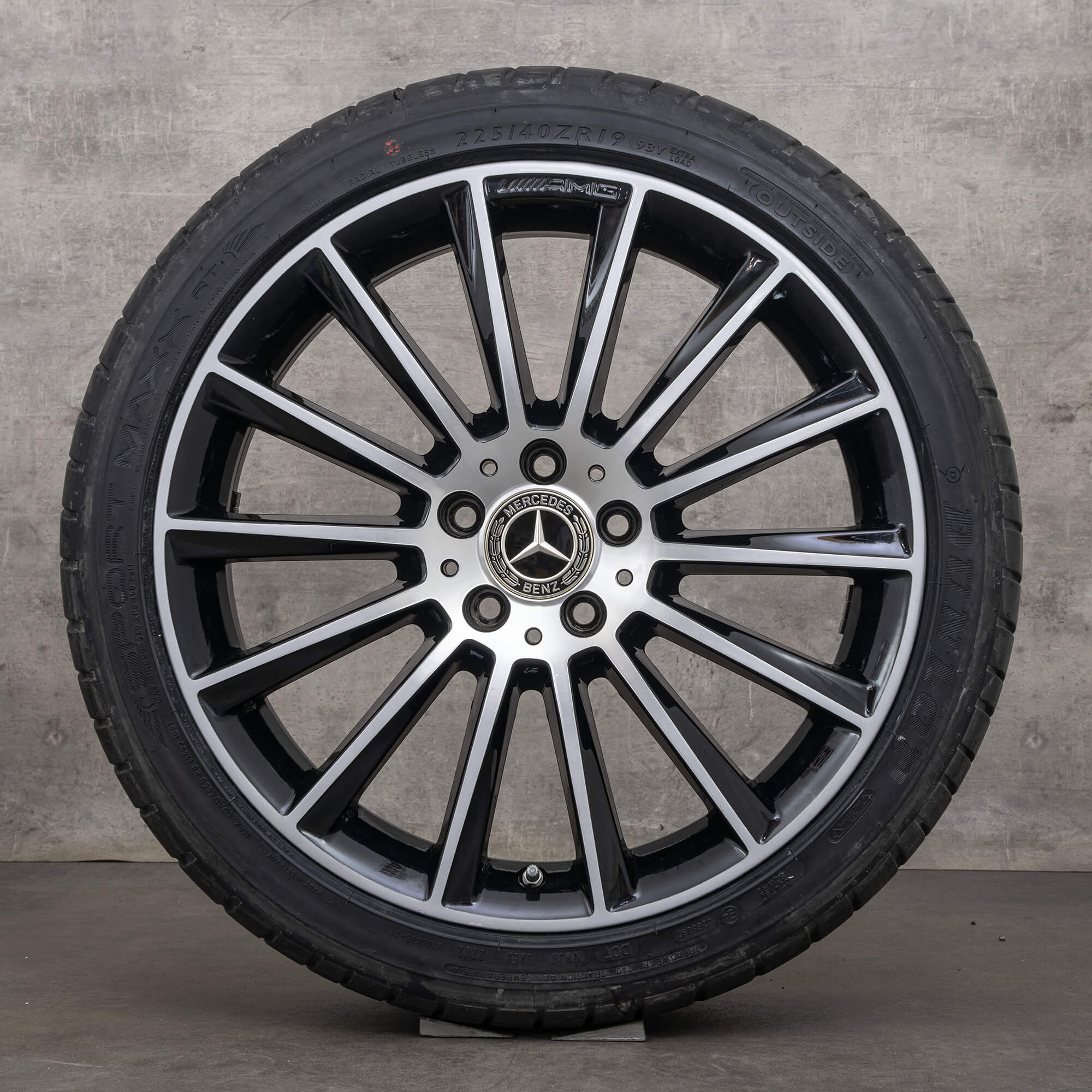 AMG Mercedes Benz C-Class W205 S205 C205 A205 summer wheels 19 inch tires