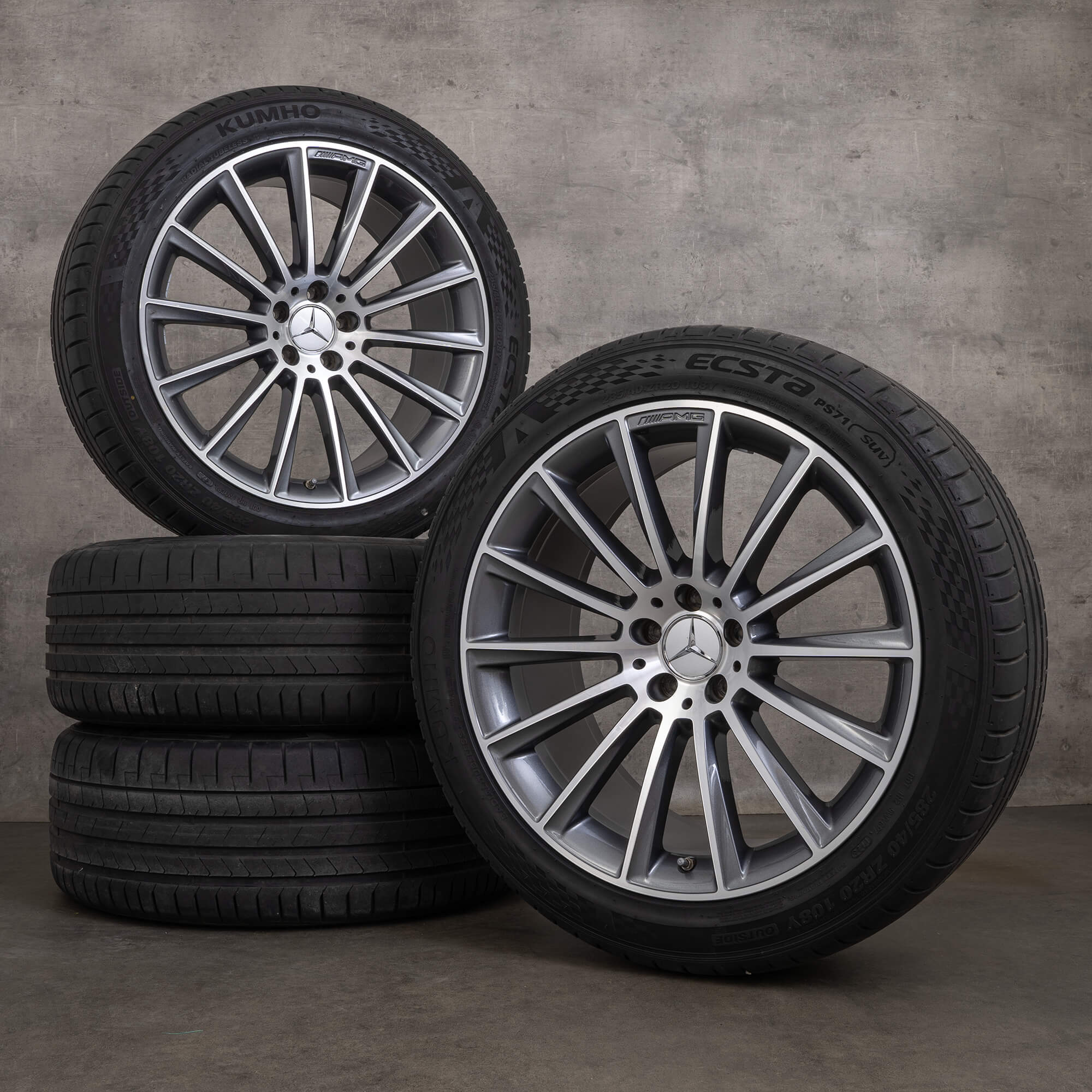 Original AMG Mercedes-Benz GLC 43 X253 C253 20 inch rims summer wheels