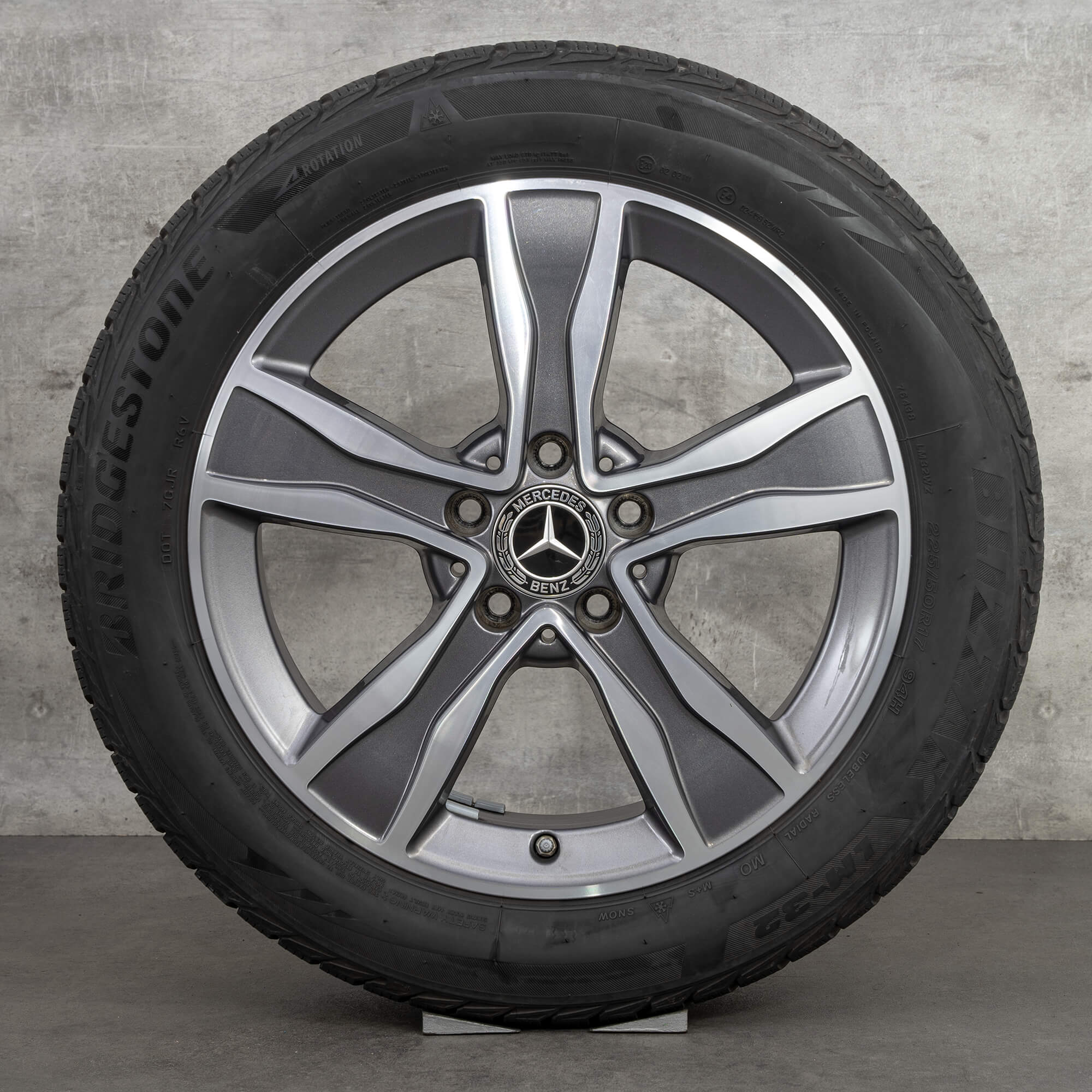 Mercedes Benz 17 inch rims C-Class W205 alloy rims winter wheels ...