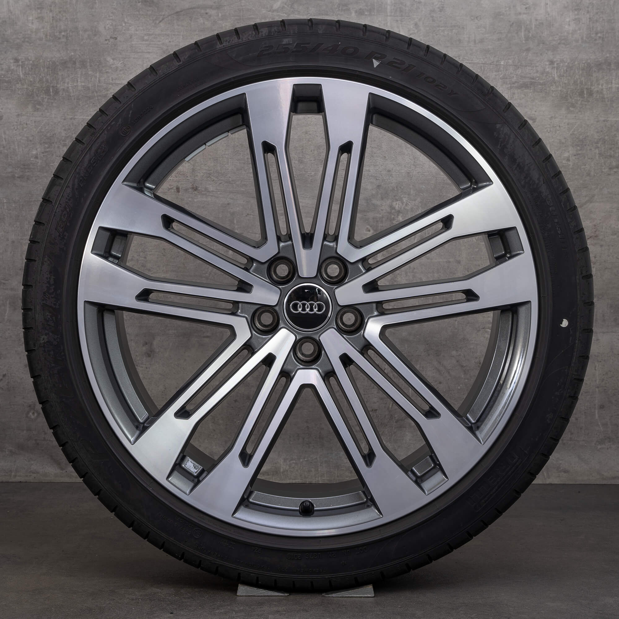 Audi 21 inch rims Q5 SQ5 FY S line summer tires wheels 80A601025AC