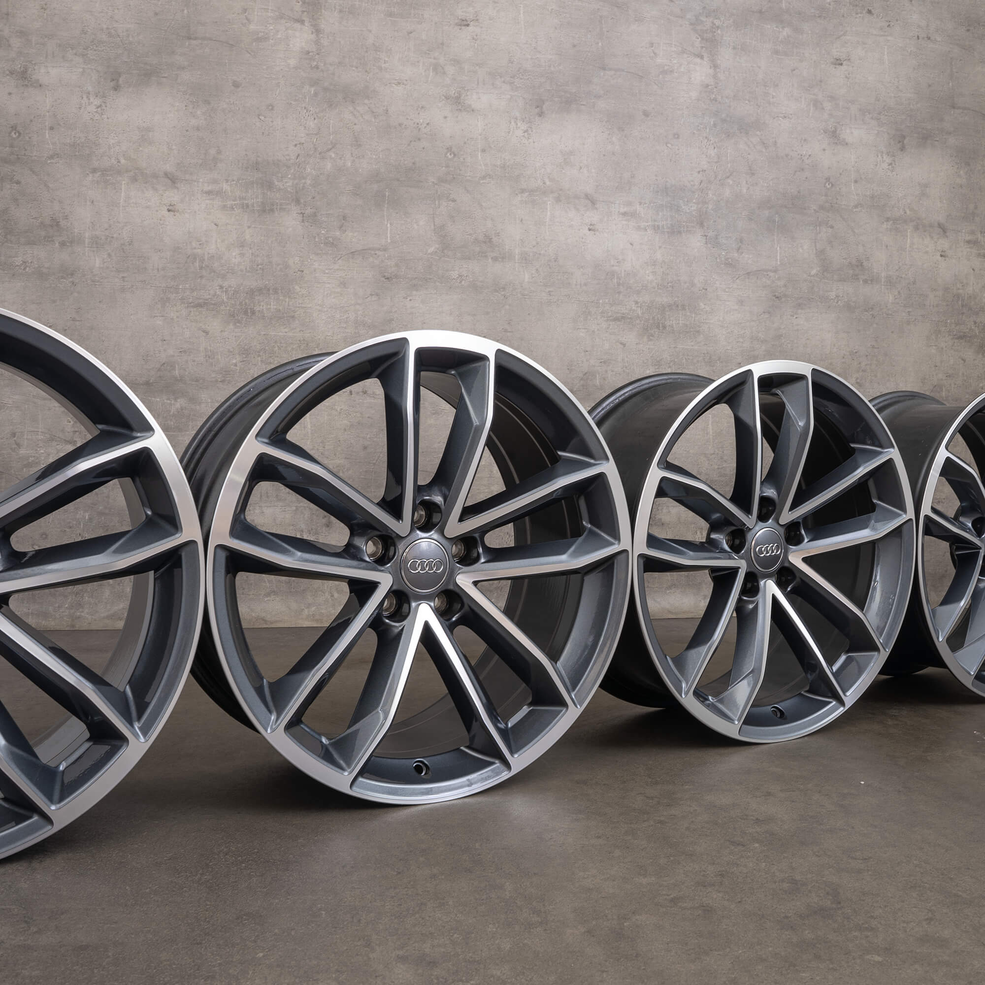 Audi A5 S5 B9 8W 19 inch Cavo rims 8W0601025DF graphite grey bicolor ...