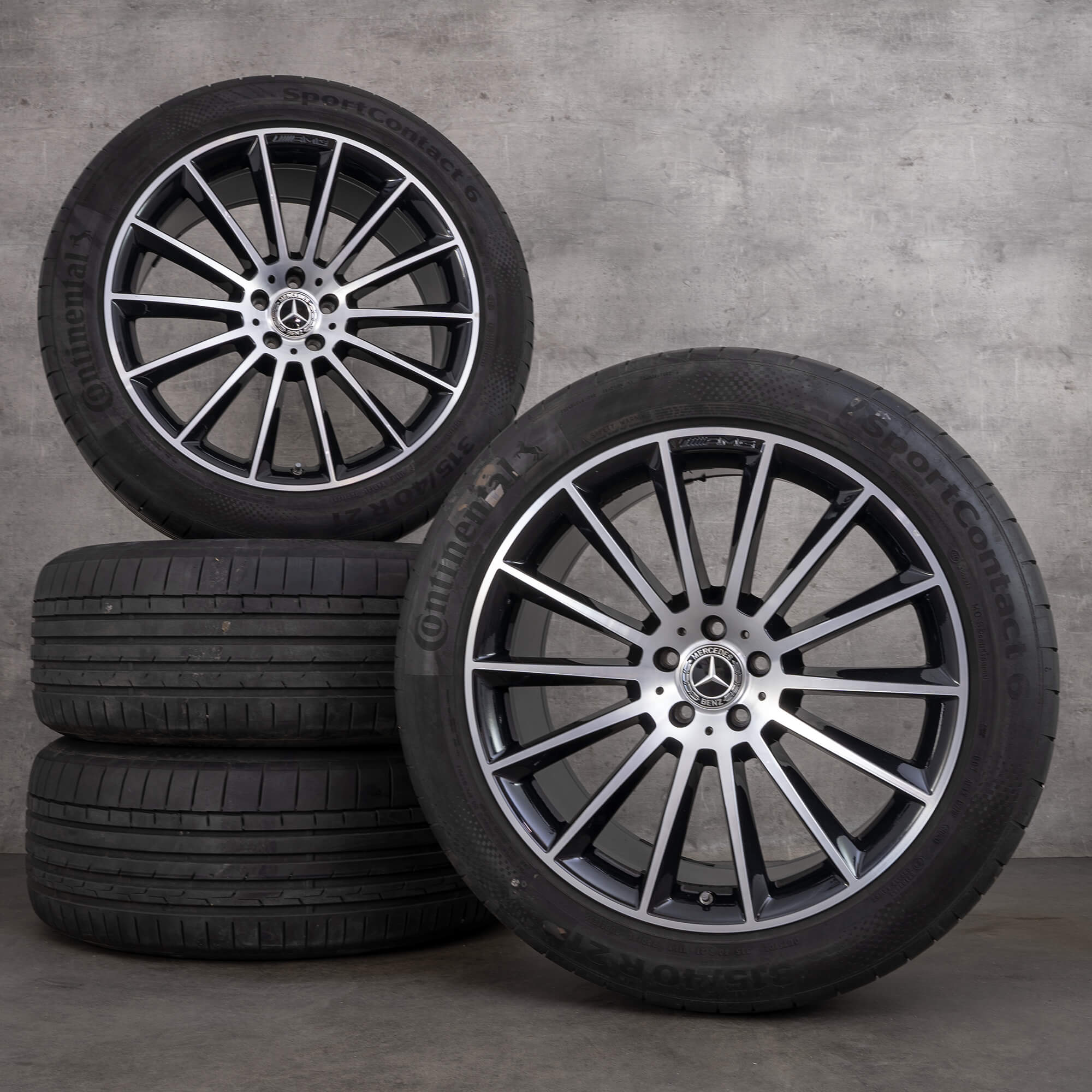 AMG Mercedes Benz GLE W167 V167 summer wheels 21 inch tires rims