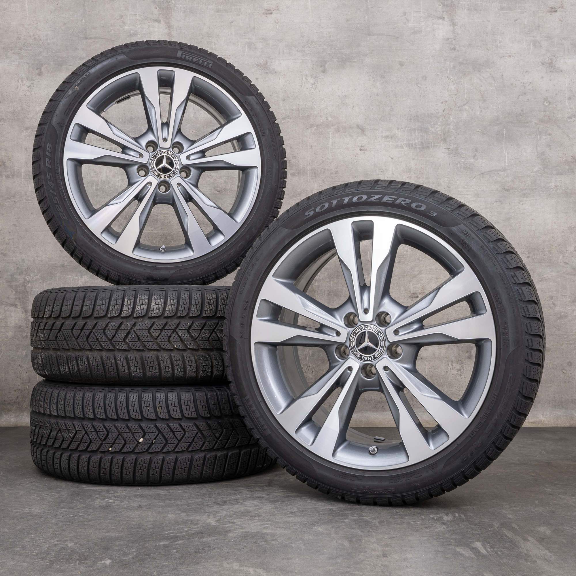 Originele Mercedes Benz C-Klasse winterwielen 18 inch W205 S205 C205 ...