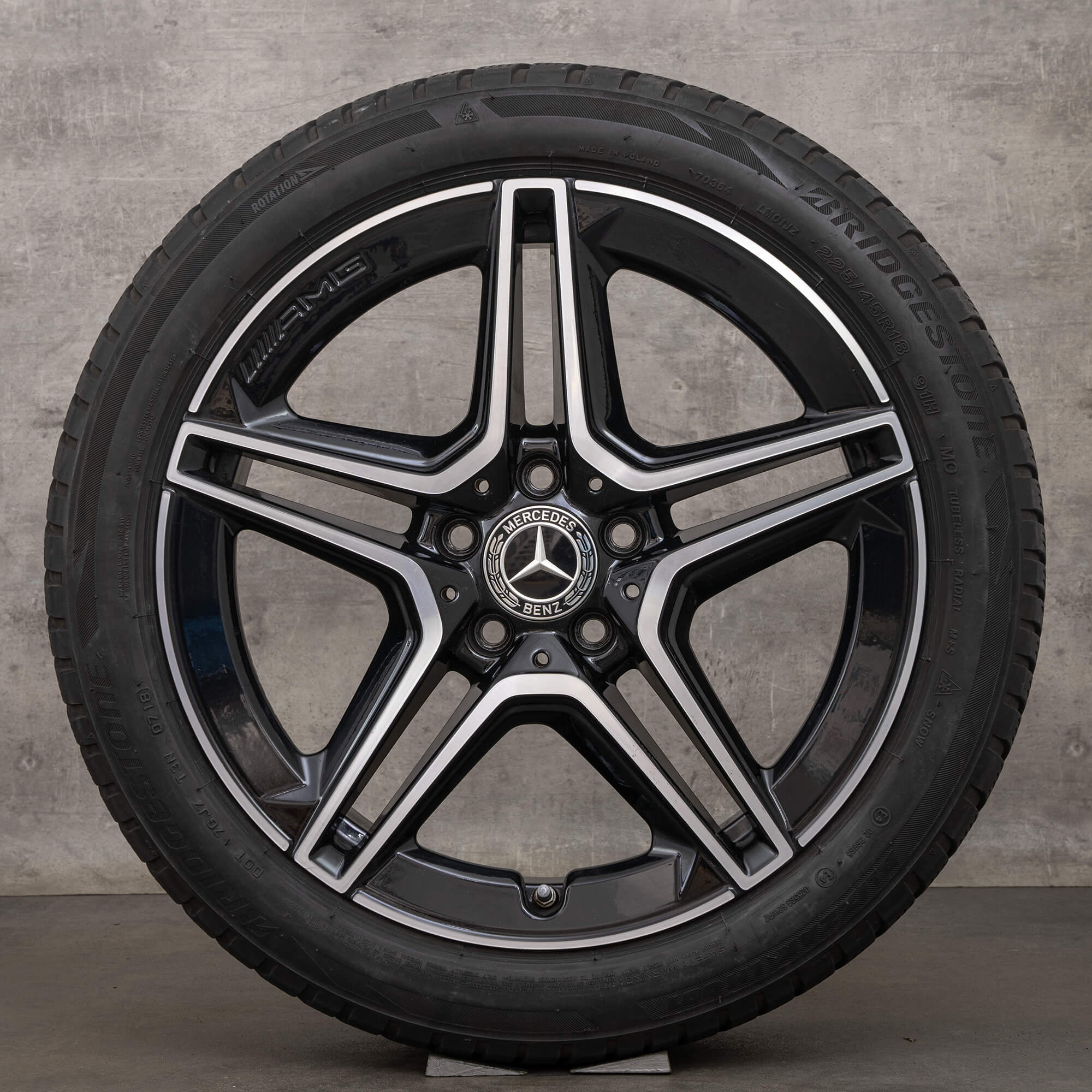 AMG Mercedes AB class W177 W247 CLA C118 X118 winter wheels 18 inch rims