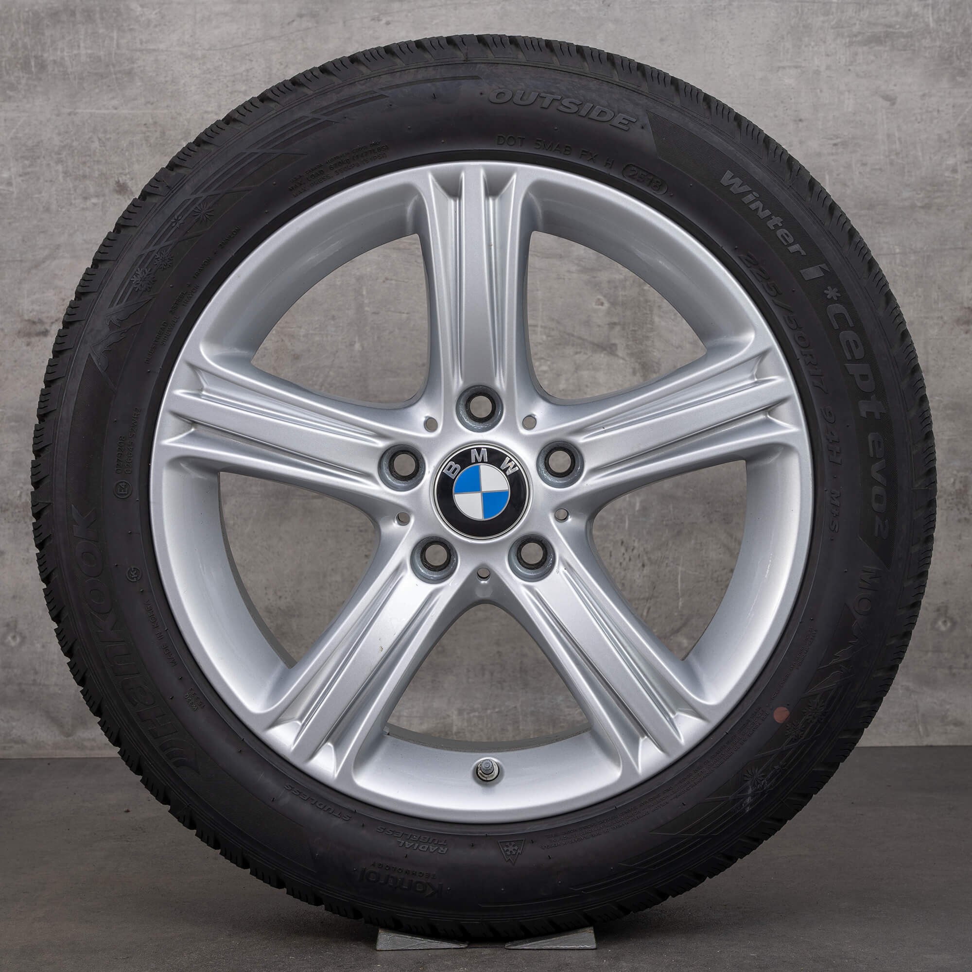 BMW 17 inch rims 3 series F30 F31 4 F32 F33 winter tires wheels styling 393