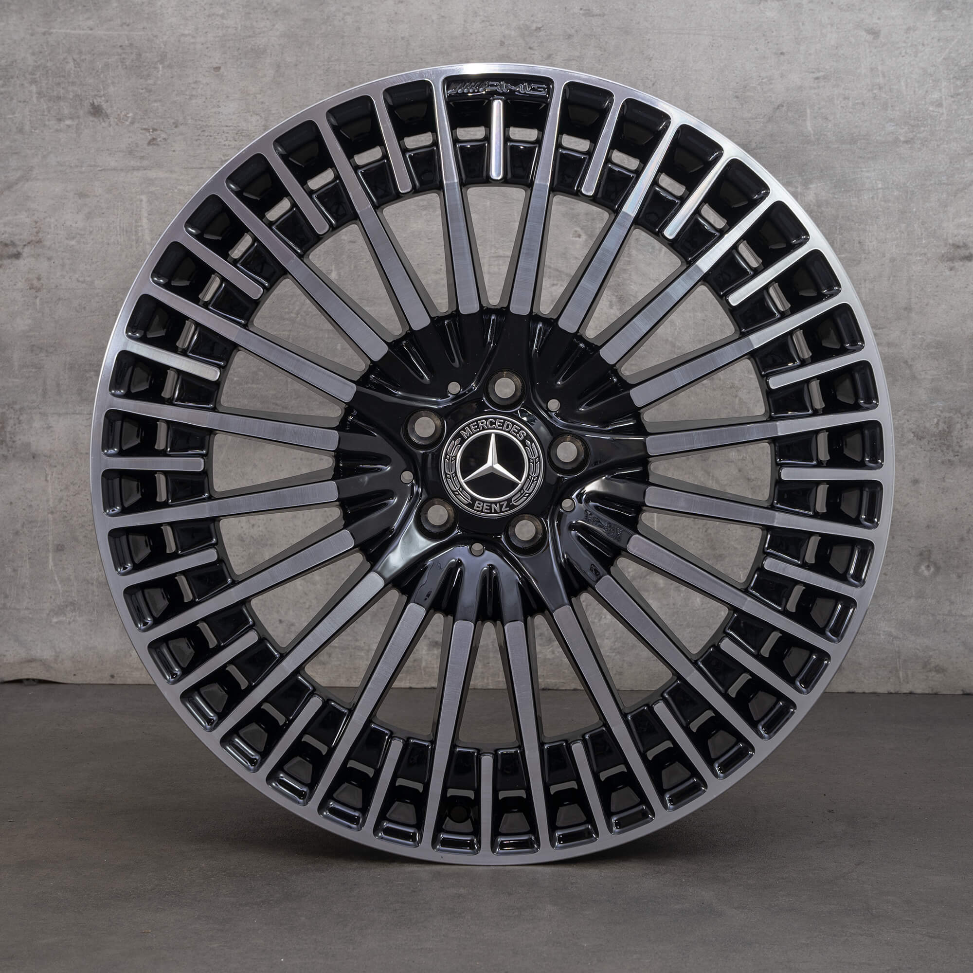 OEM AMG Mercedes Benz EQS V297 21 inch rims A2974011500 black high ...