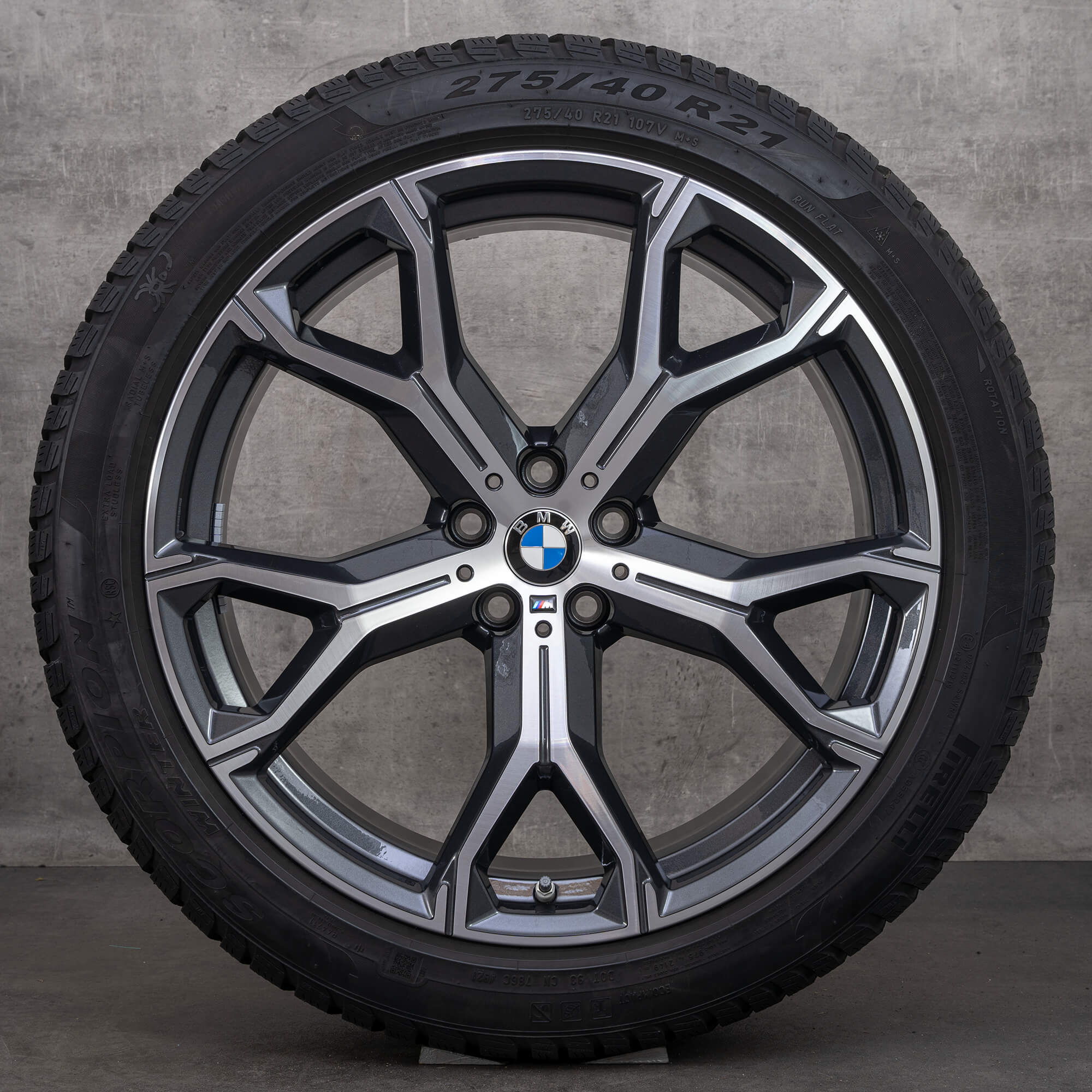 BMW 21 inch rims X5 G05 M741 winter tires wheels 8071998 8071999