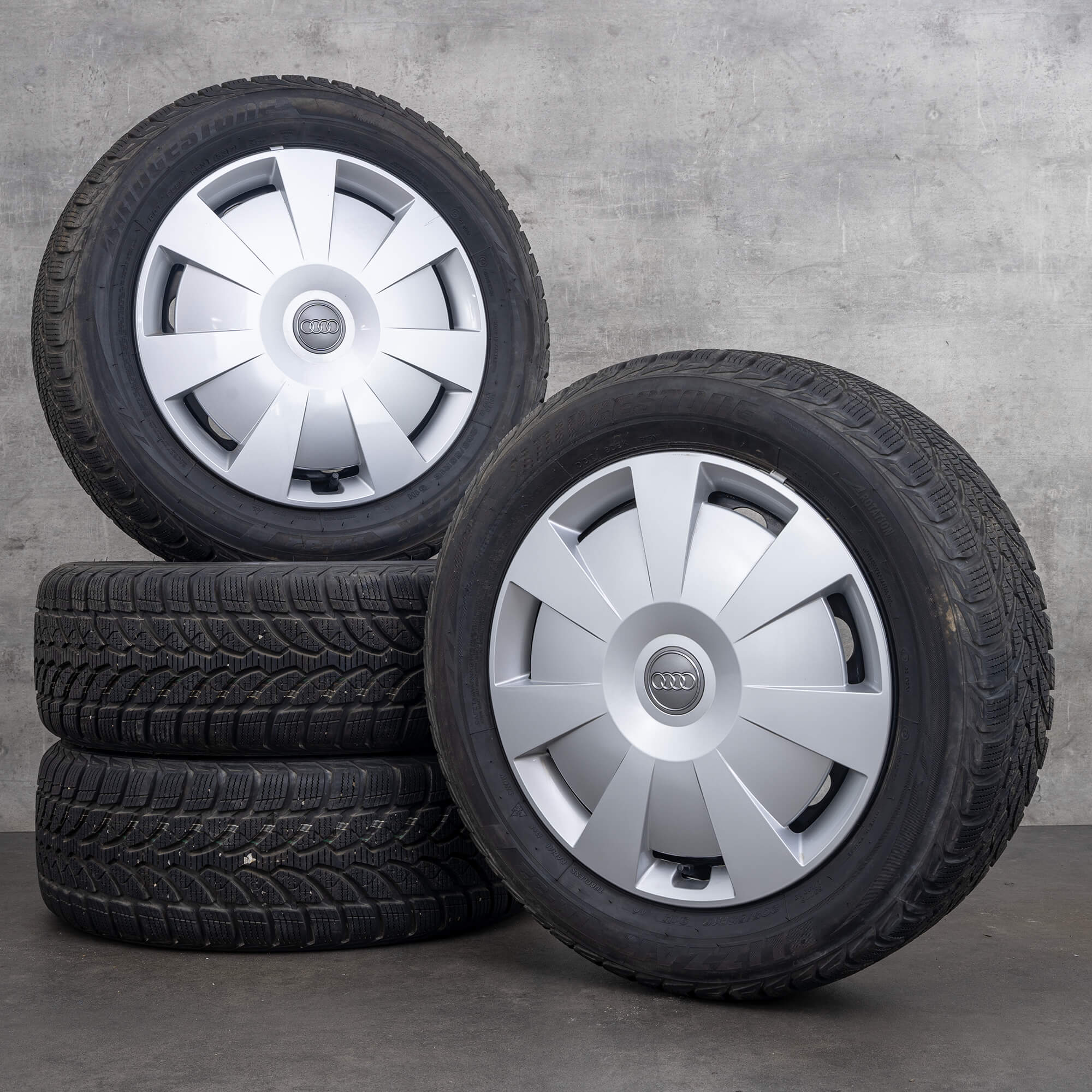 Audi 16 inch steel rims A3 8V winter tires OEM wheels 5Q0601025BG