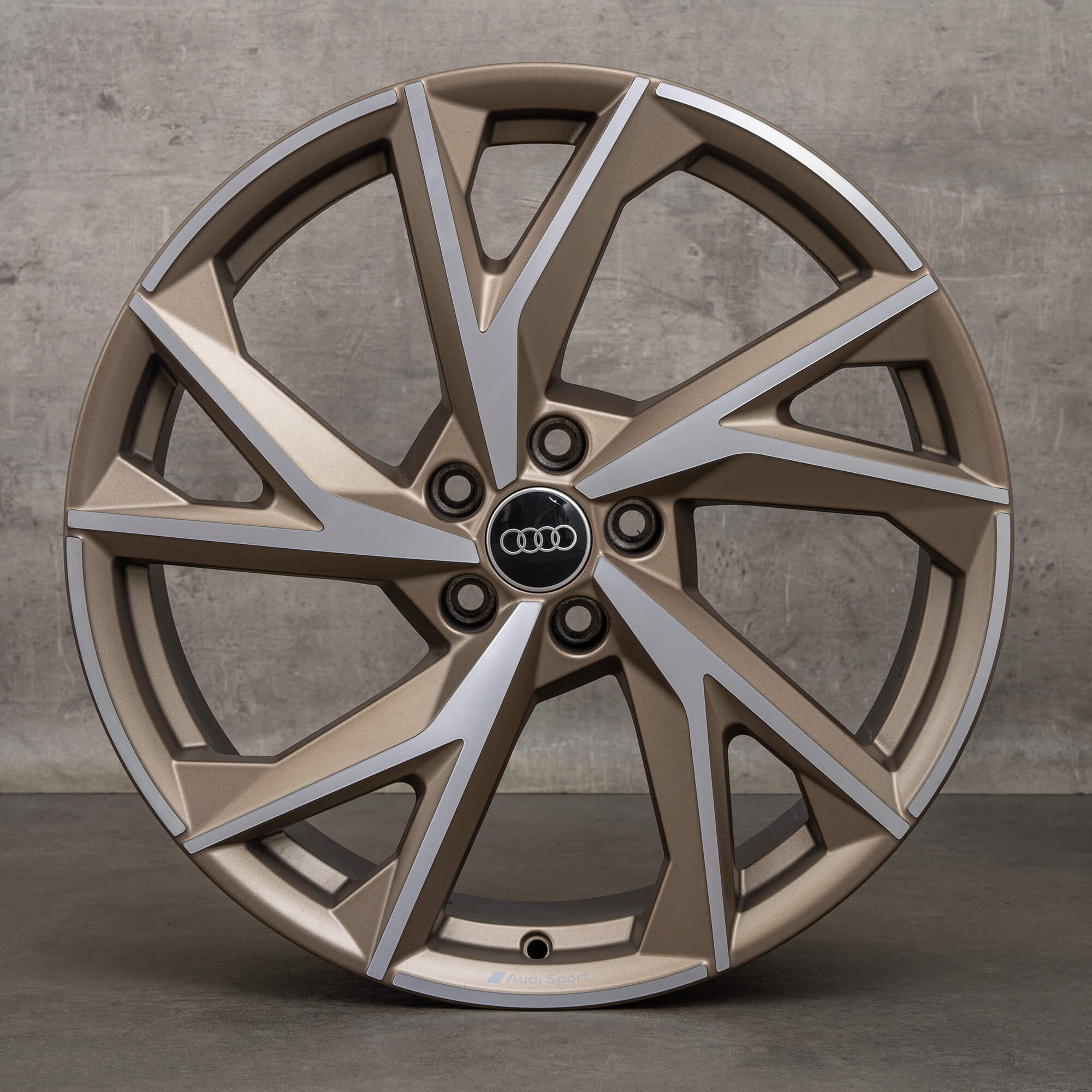 Audi R8 4S V10 20 inch rims 4S0601025BS 4S0601025BR bronze matt gloss ...