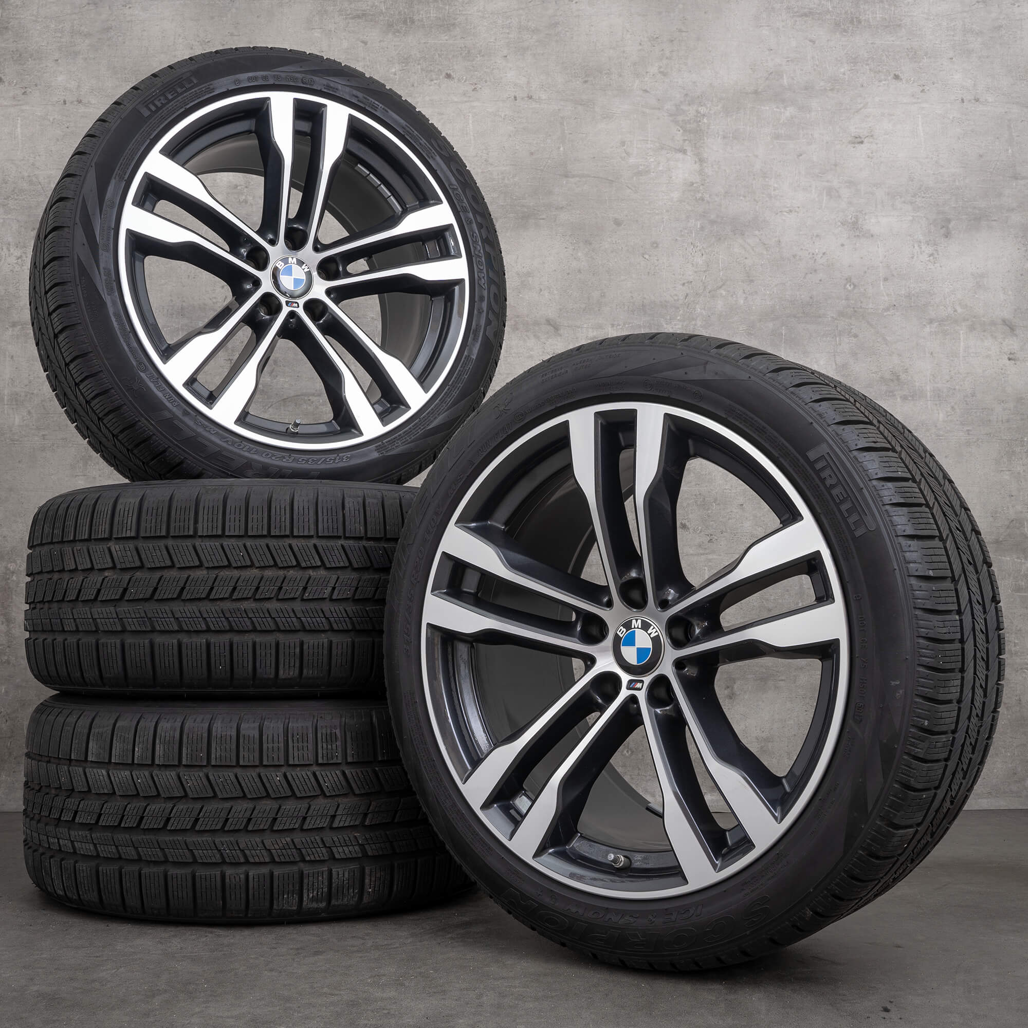 BMW X5 E70 F15 X6 E71 F16 winter wheels 20 inch rims tires styling 468 M