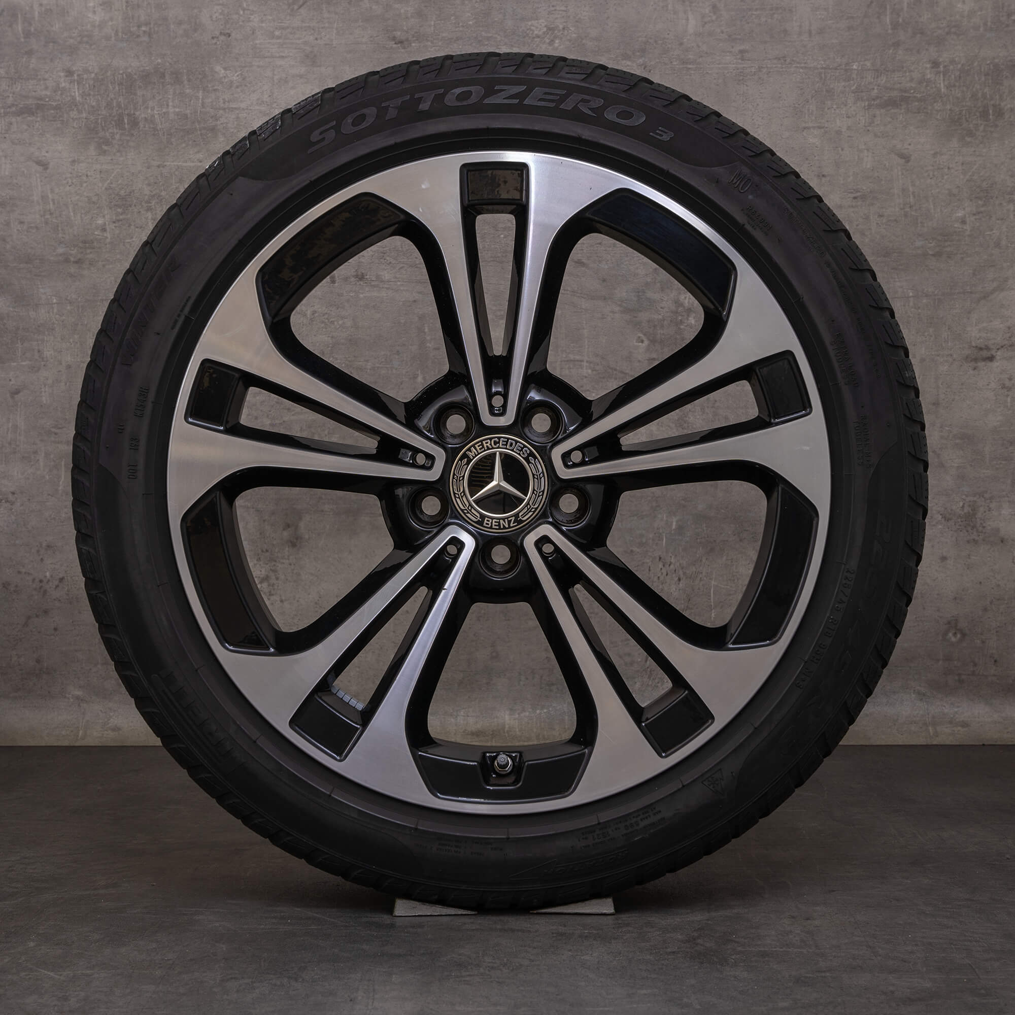 Oem Mercedes Benz Classe C pneus hiver 18 pouces W206 S206 jantes ...