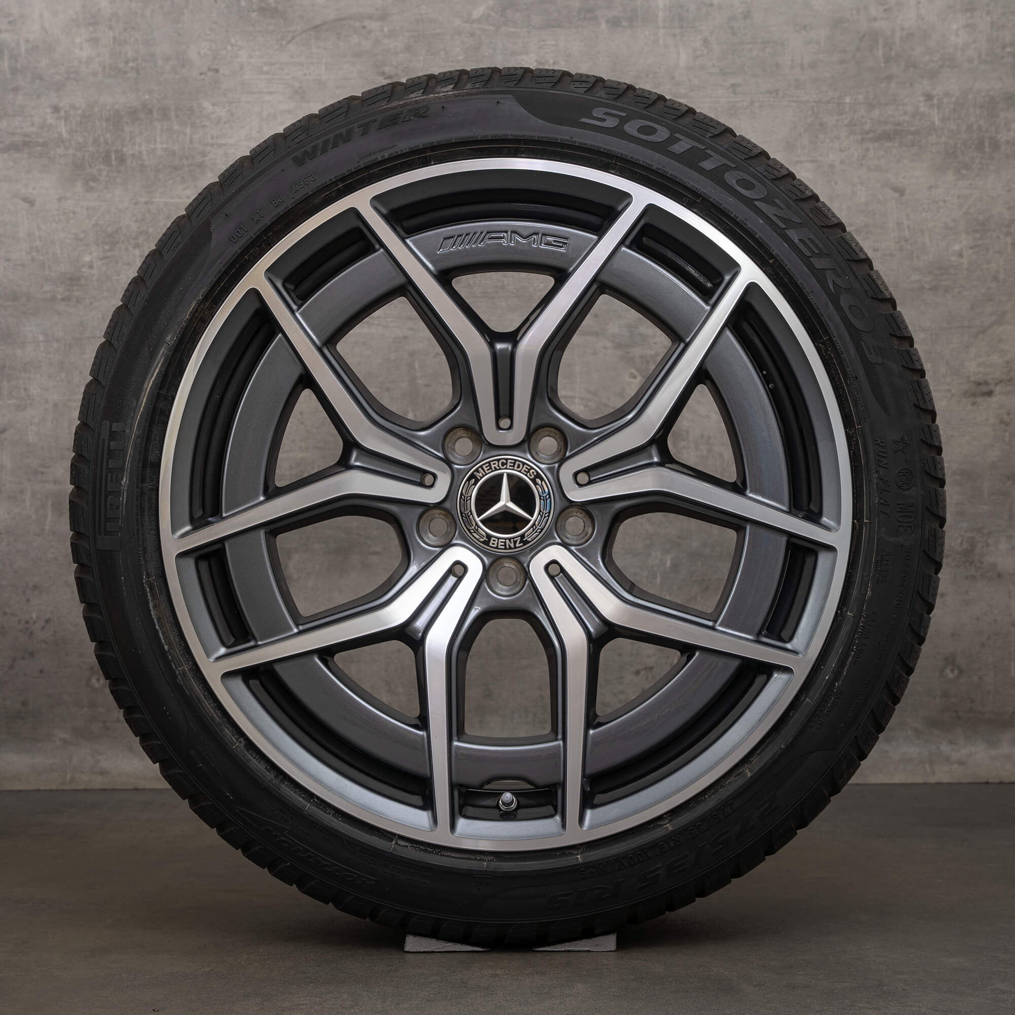 OEM AMG Mercedes E Class W213 W238 19 inch winter tires rims A2134016600