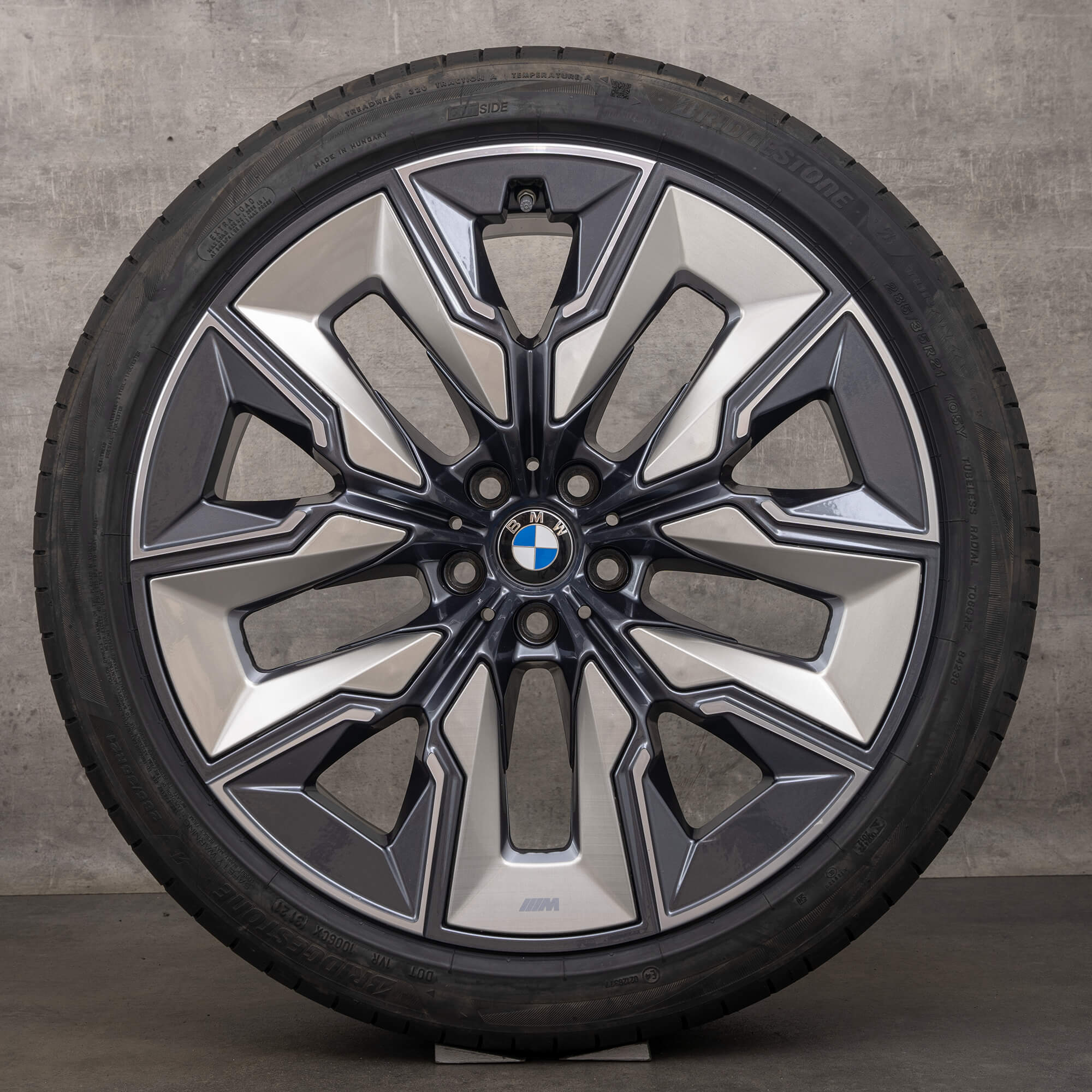 BMW 7 Series & i7 G70 summer tires styling 910i 21 inch rims wheels 6.5 mm