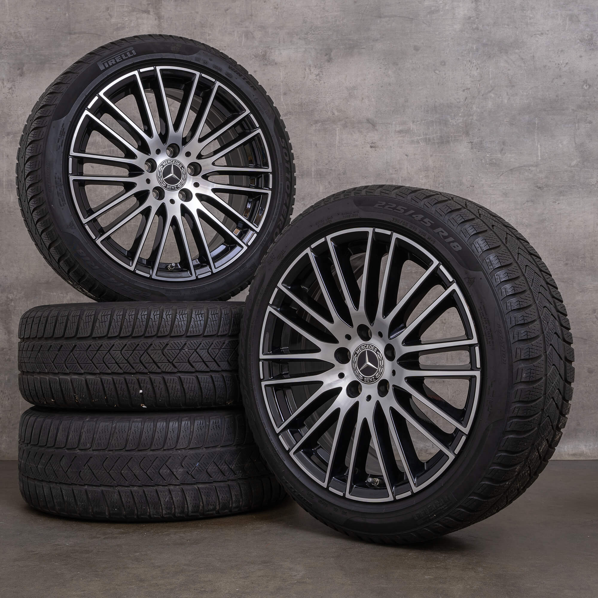 OEM Mercedes Benz C-Class winter wheels 18 inch W206 S206 rims ...