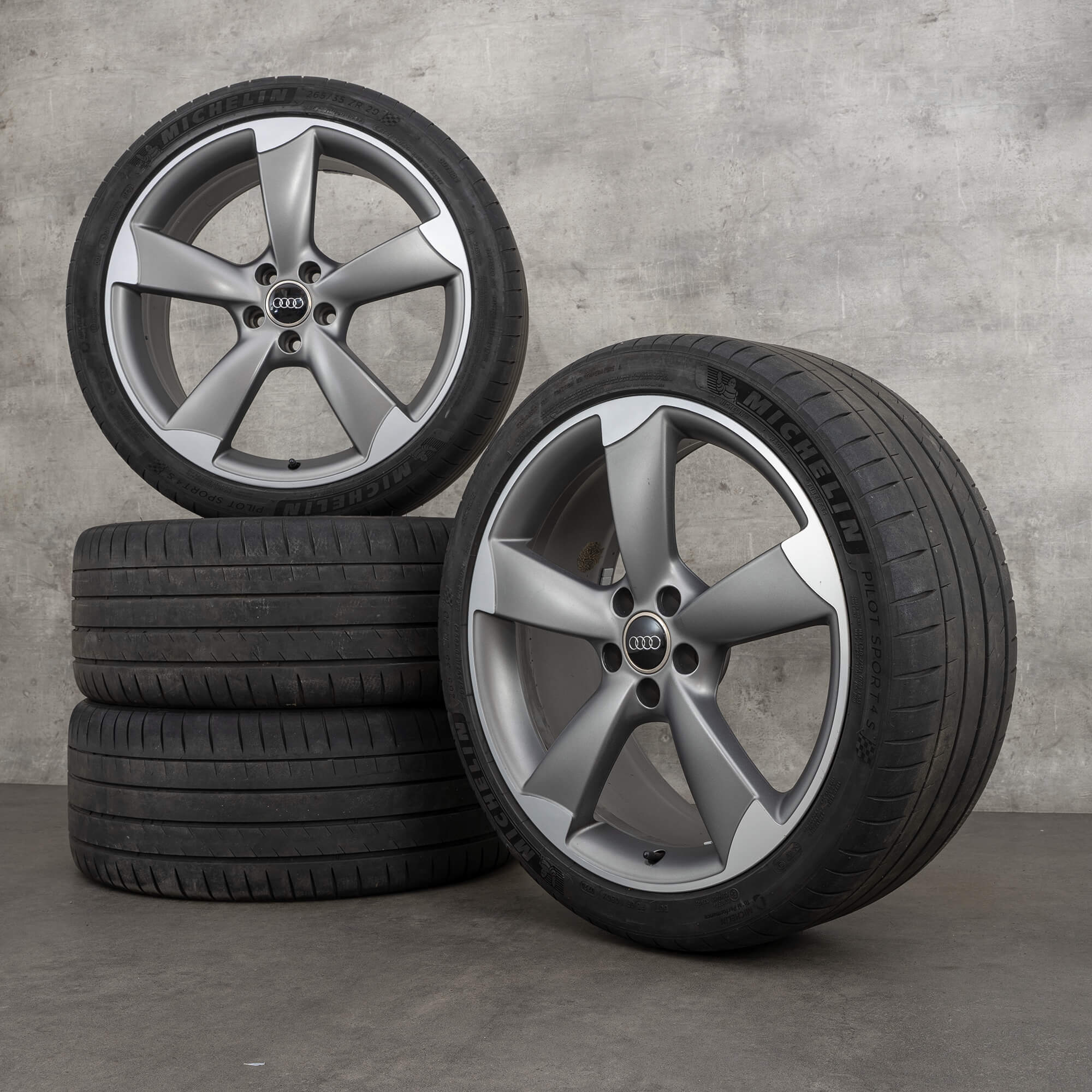 Audi A6 S6 4G C7 20 palcové ráfky letní kola pneumatiky Rotor 4G0601025AC