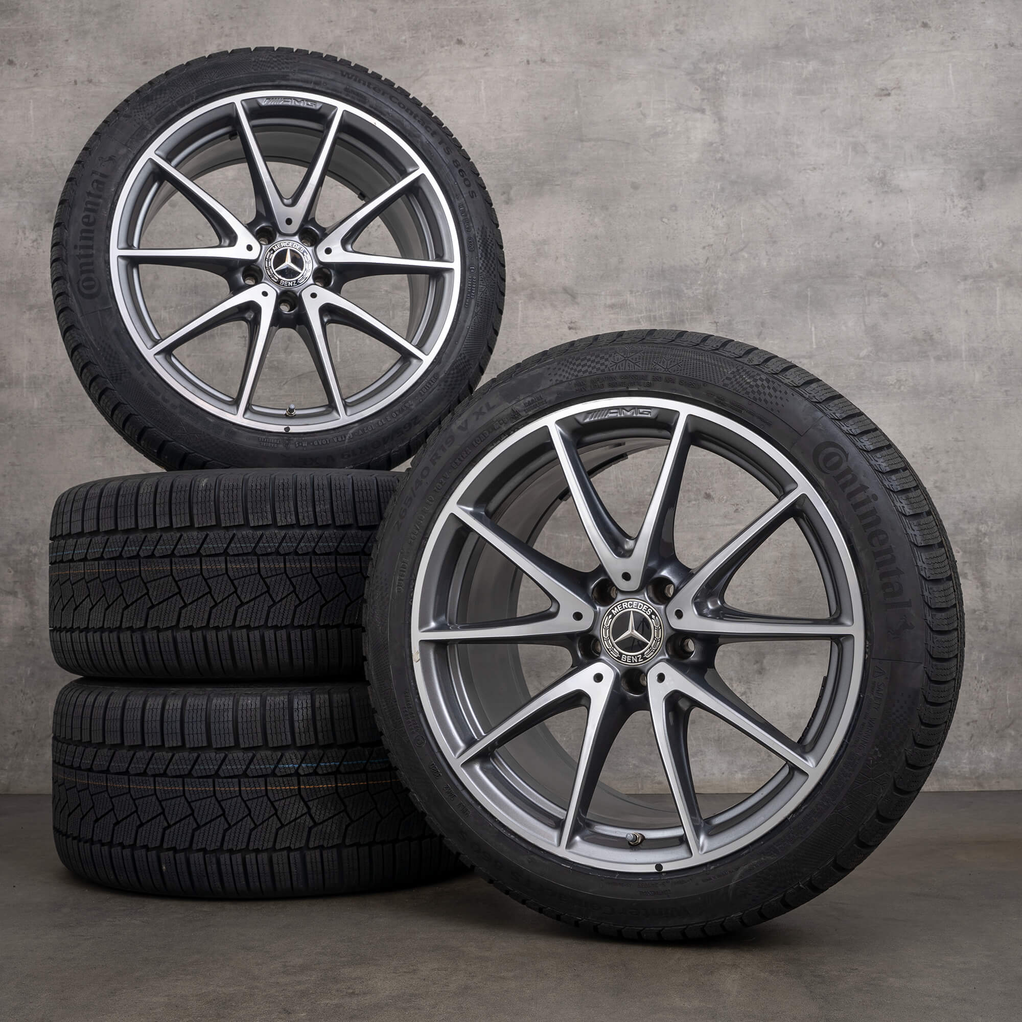 AMG Mercedes-Benz W213 S213 E63 & S winter wheels tires 19 inch rims