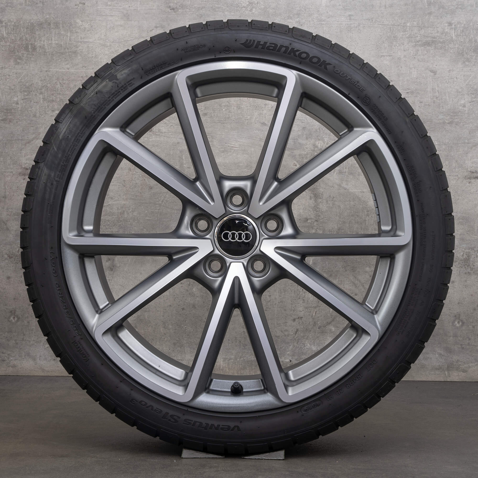 Audi A4 S4 B8 8K summer wheels 19 inch rims tires rotor 8K0601025CT