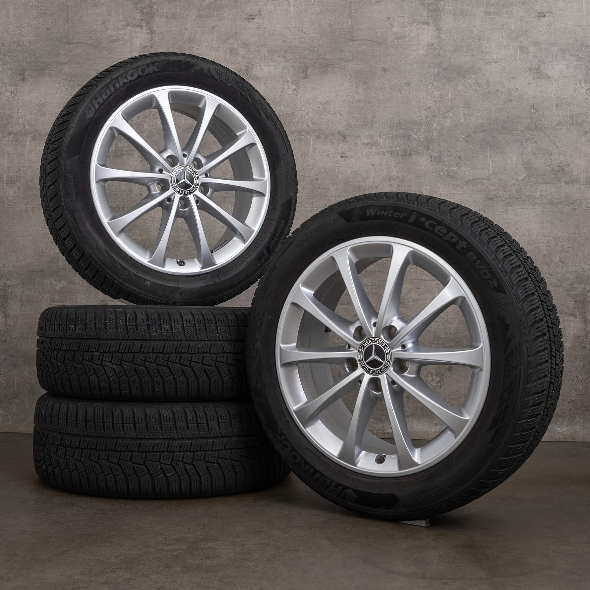 Original Mercedes Benz A B Klasse CLA Winterräder 17 Zoll W177 V177 ...