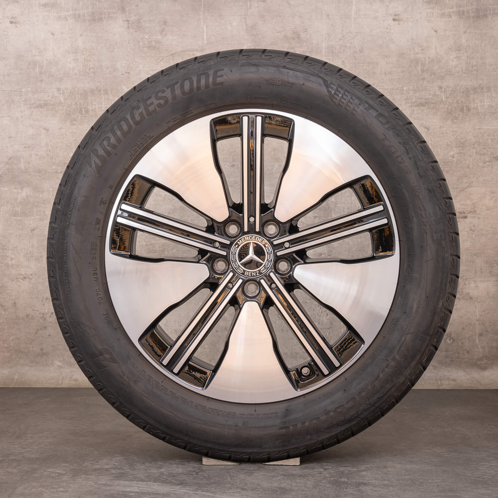 OEM Mercedes Benz EQA EQB snow tire packages 18 inch H243 X243 rims ...