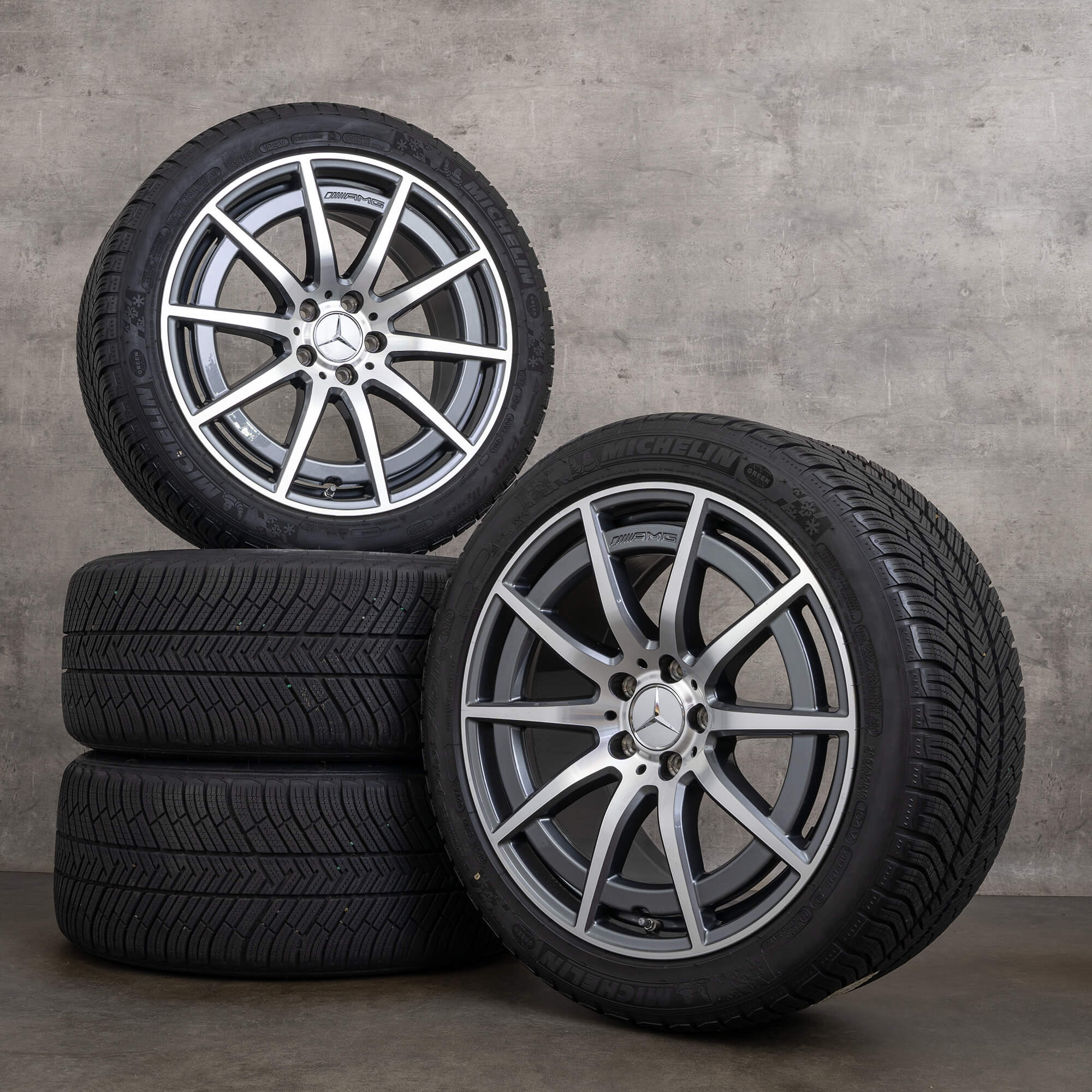 OEM Mercedes Benz E-Class AMG E63 & S winter wheels 19 inch W213 rims ...