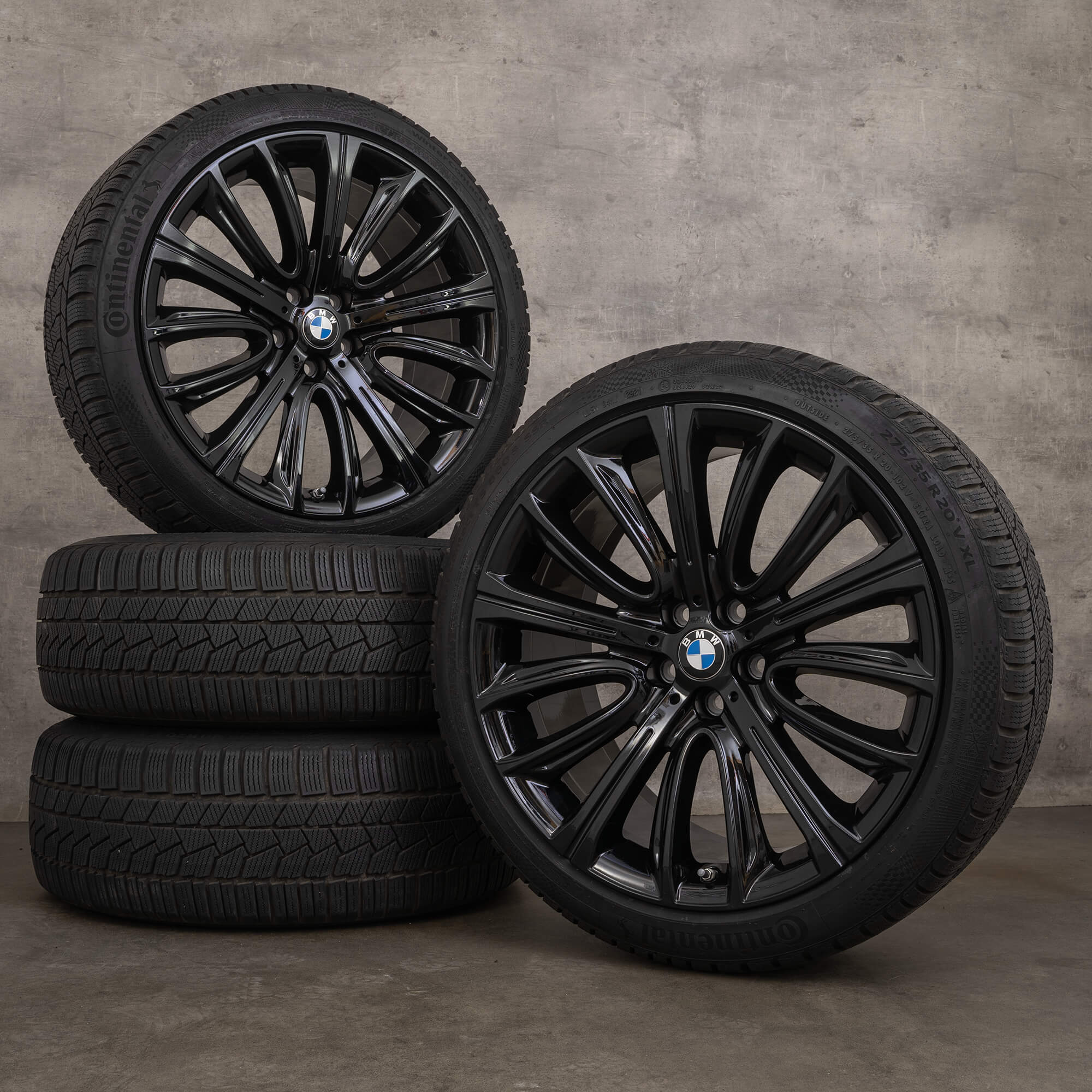 Original BMW 7 Series G11 G12 6 GT G32 20 inch rims Styling 628 winter ...