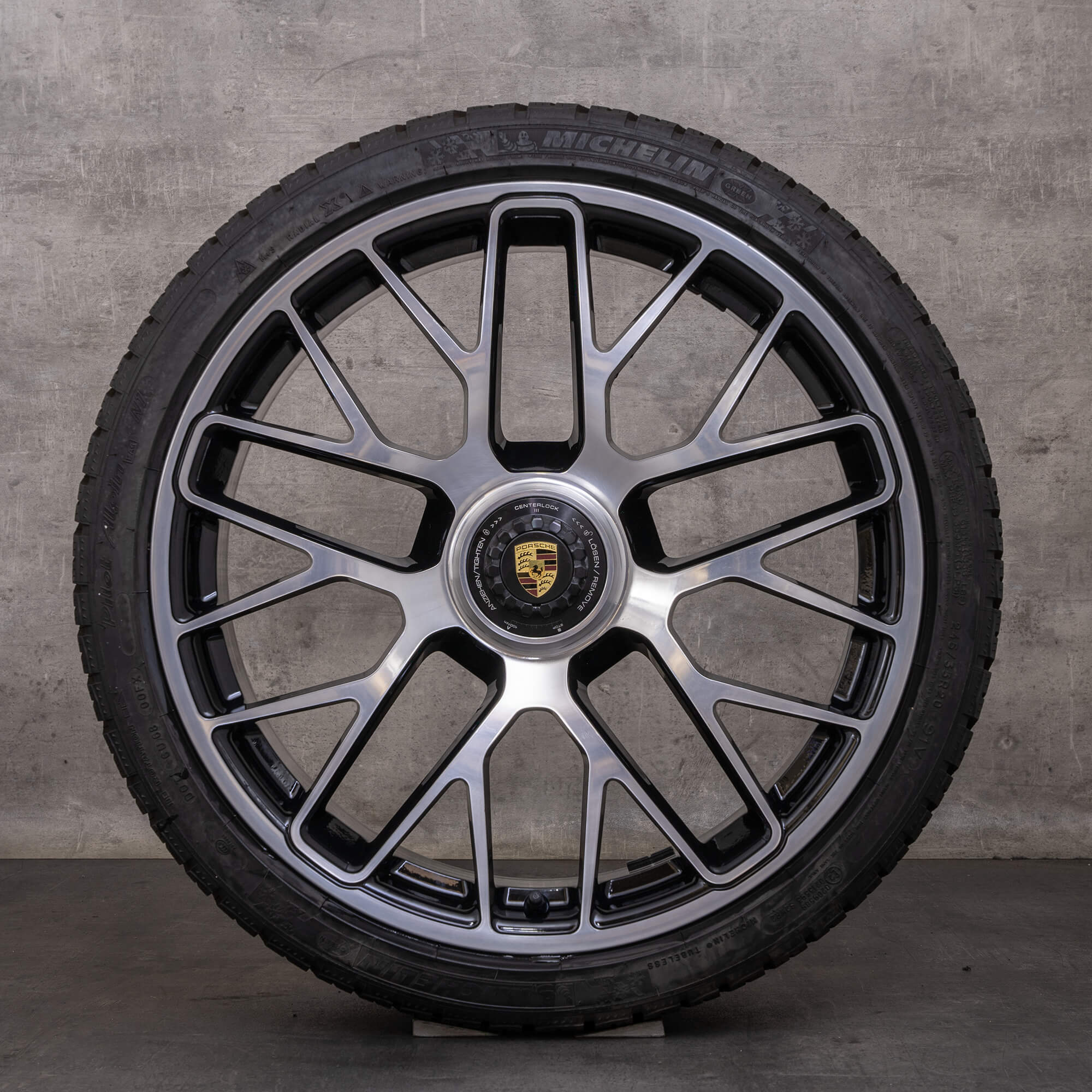 OEM Porsche 911 snow tire packages 20 inch 991 I II Turbo S rims ...