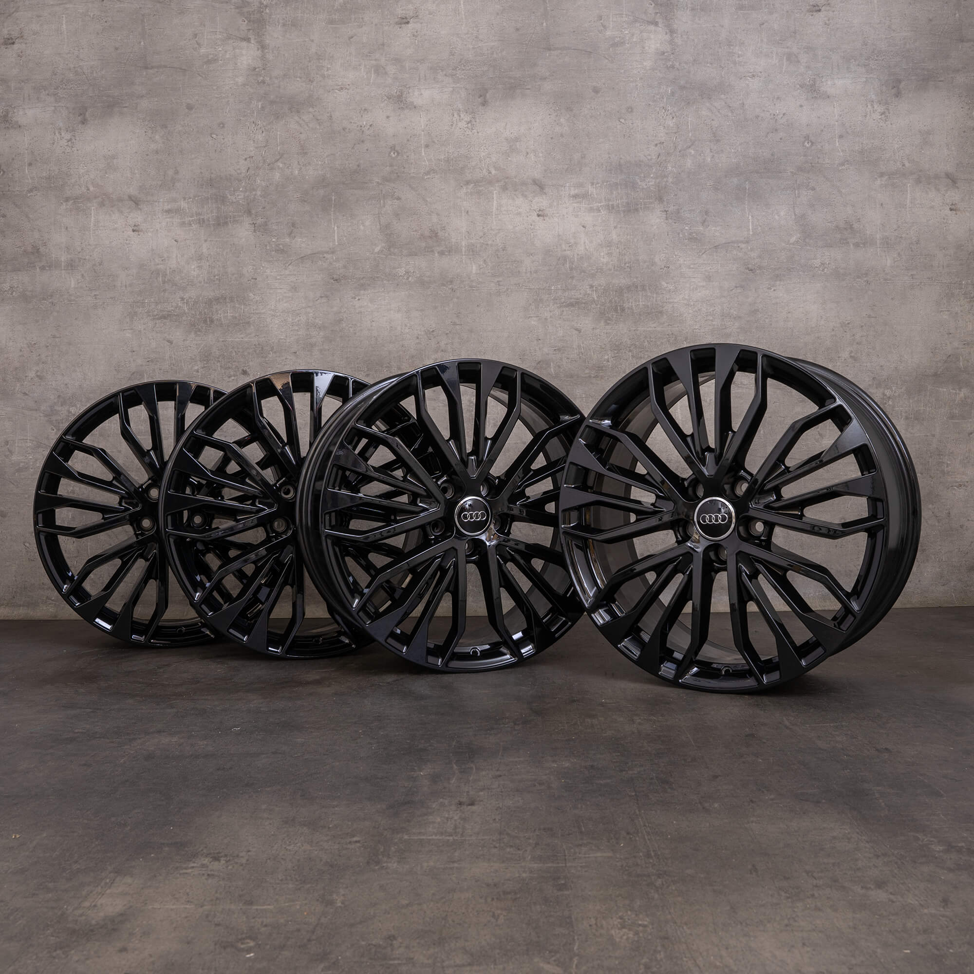 Oem Audi A6 S6 Rims 20 Inch 4g C7 4g0601025be Competition Design Black