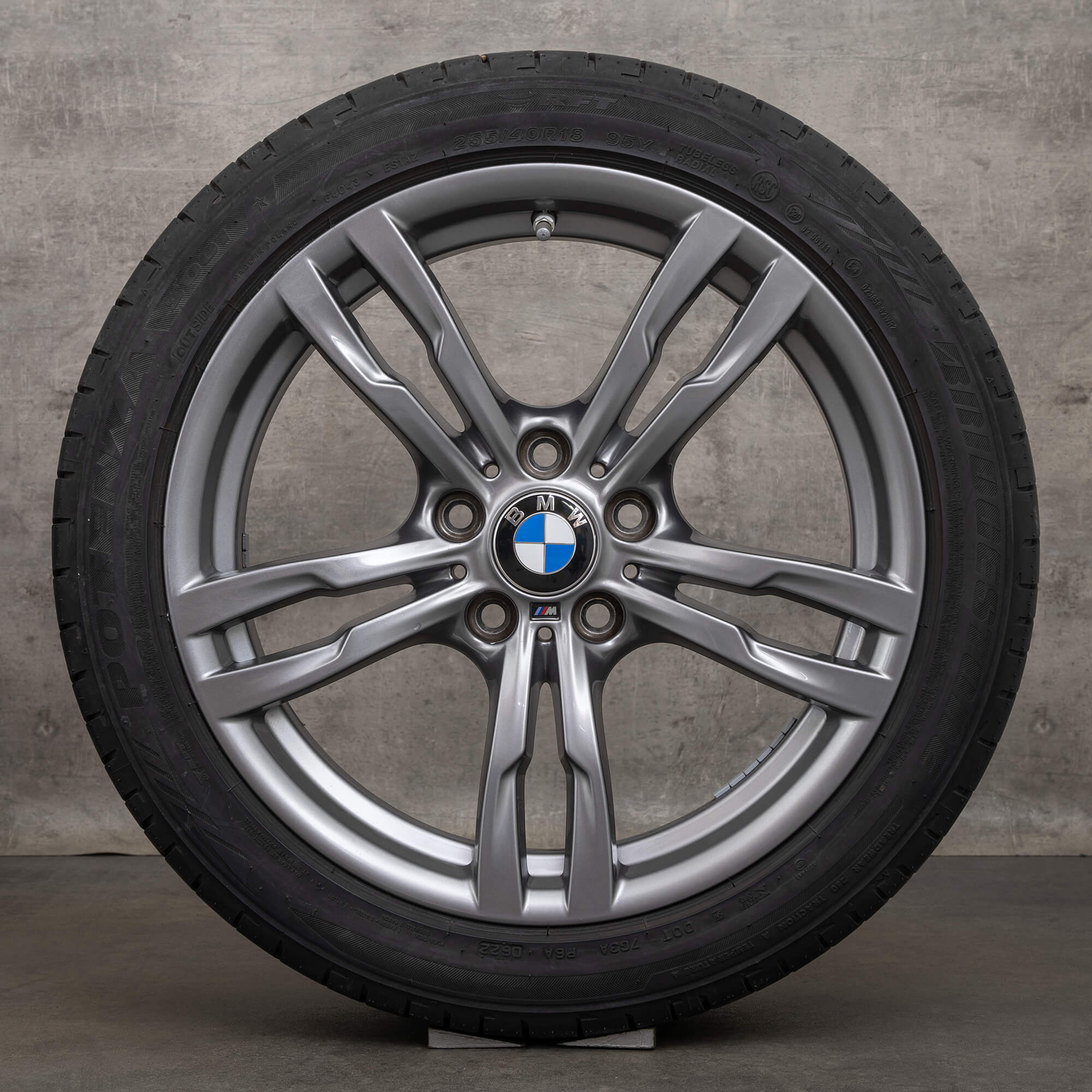 BMW 18 inch rims 3 series F30 F31 4 F32 F33 F36 M441 summer tires wheels