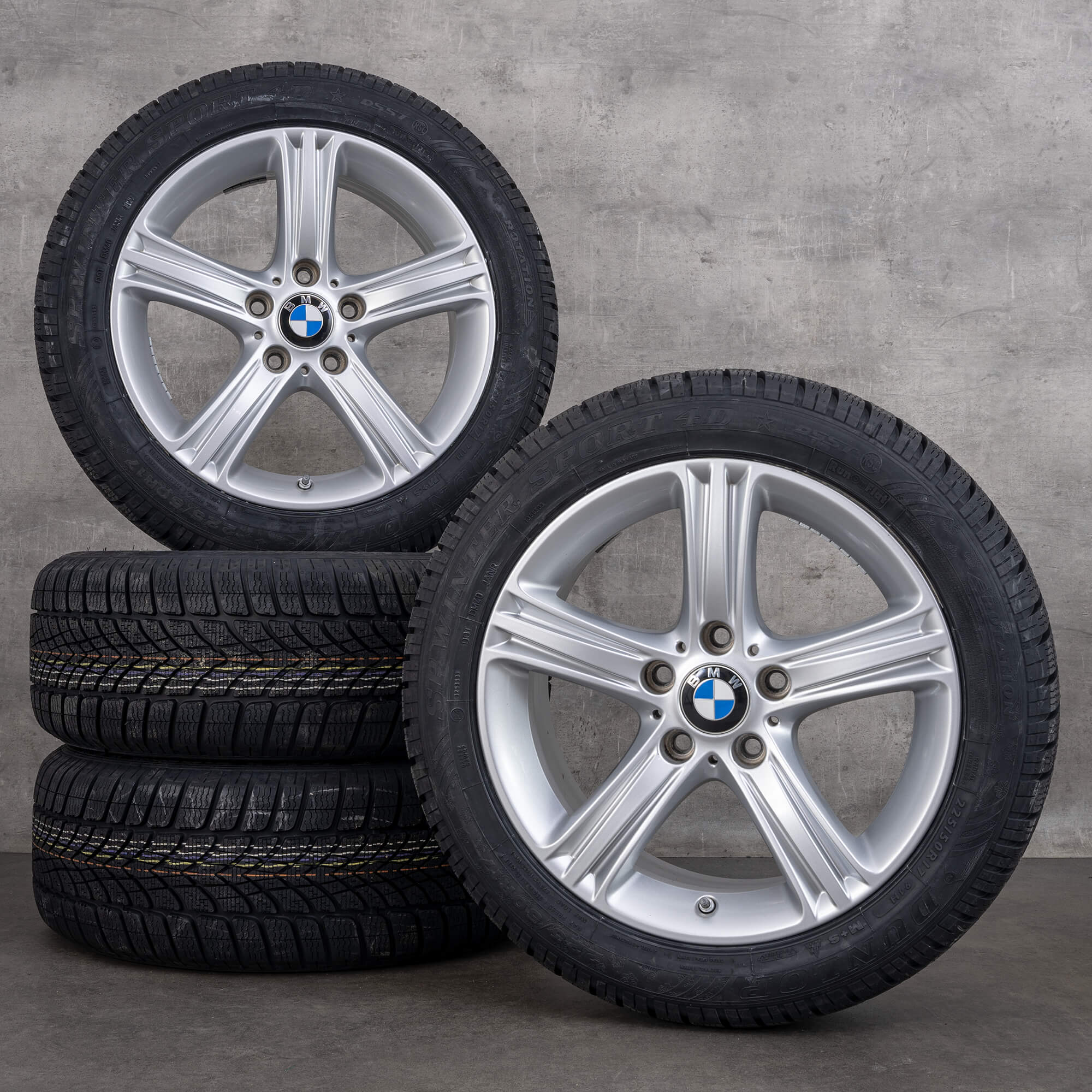 BMW 17 inch rims 3 series F30 F31 4 F32 F33 winter tires wheels styling 393