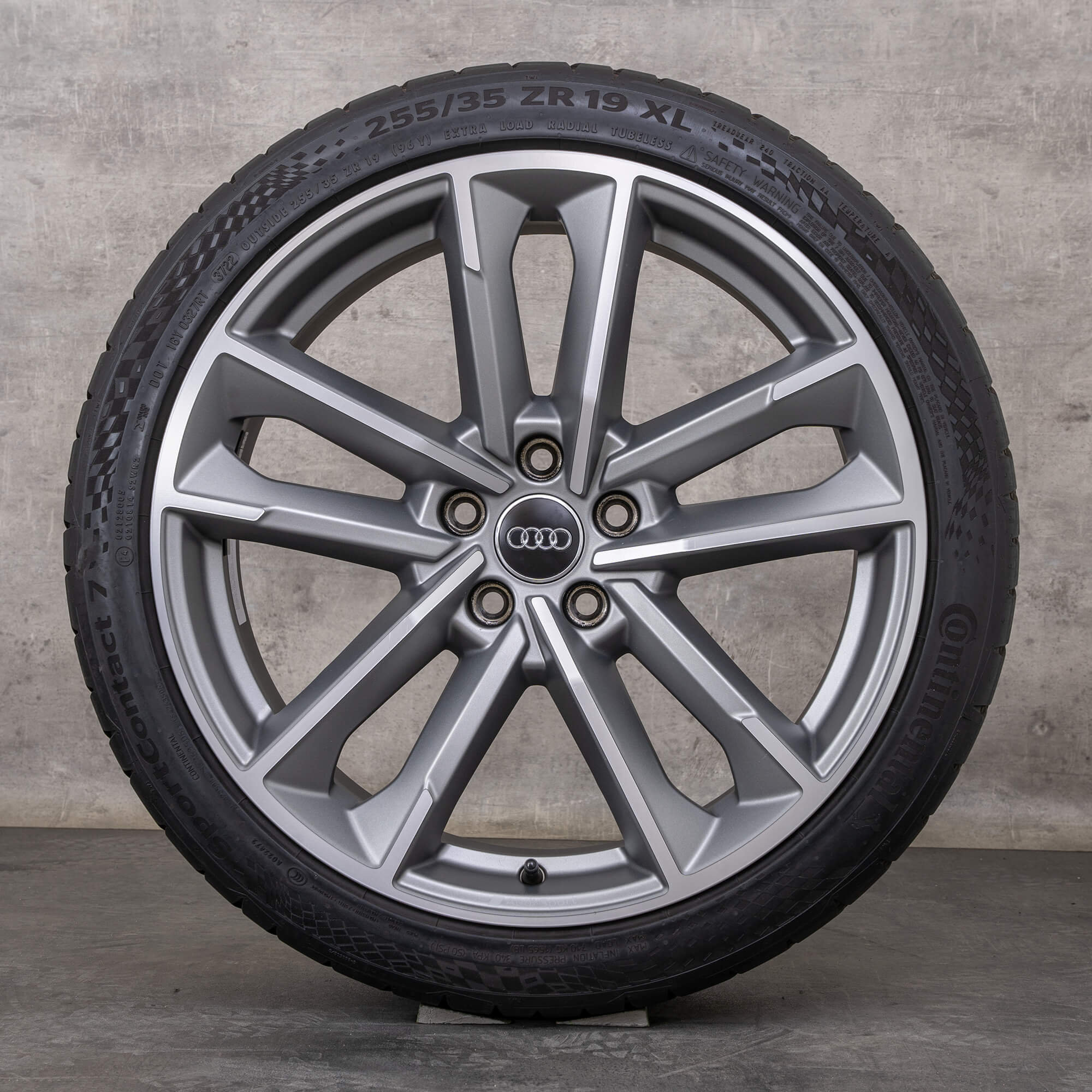 OEM Audi A5 S5 snow tire packages 19 inch 8W B9 F5 rims 8W0601025DC ...