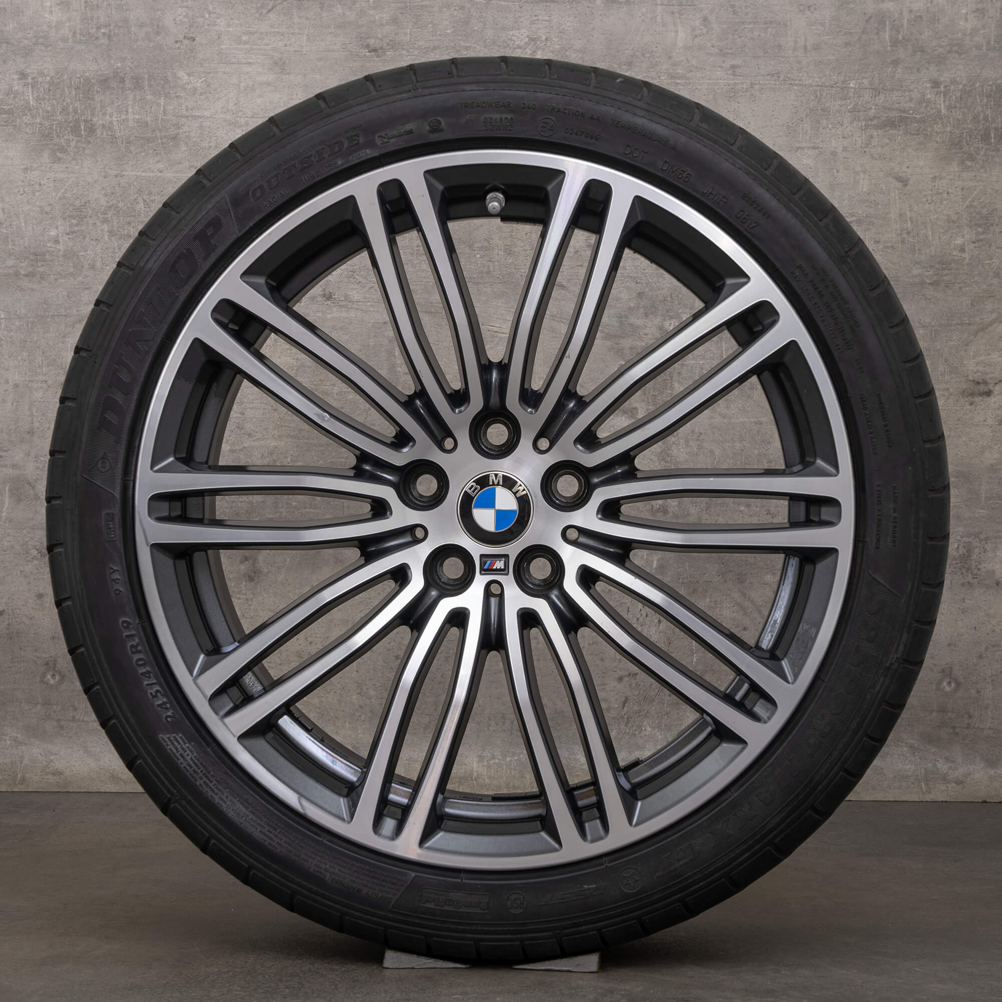 BMW 5 Series G30 G31 19 inch rims 664 M summer tires wheels 7855083 7855084