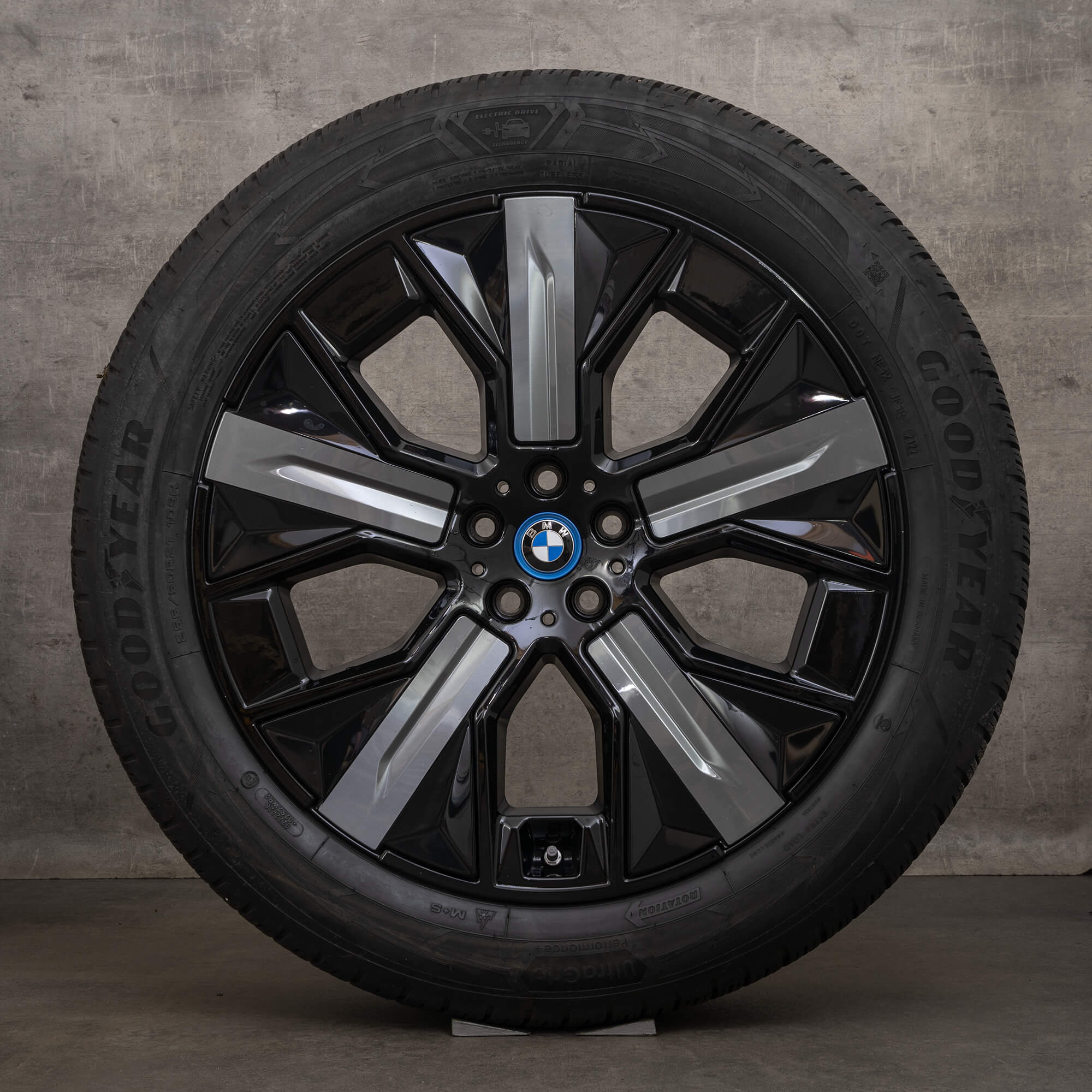 Original BMW iX i20 21 inch summer tires rims Styling 1011 5A02655 black