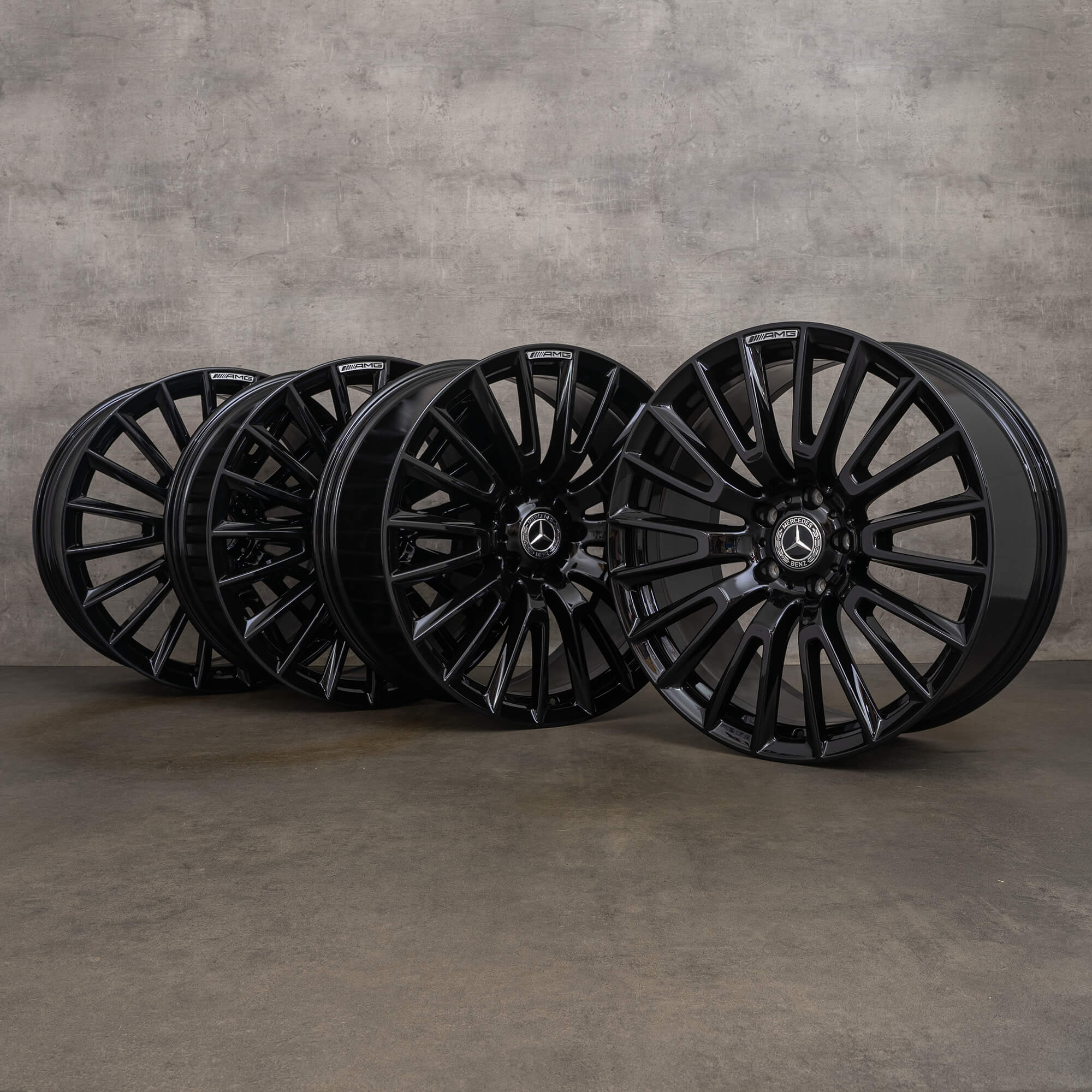 OEM AMG Mercedes G Class W465 22 inch rims A4654011000 black