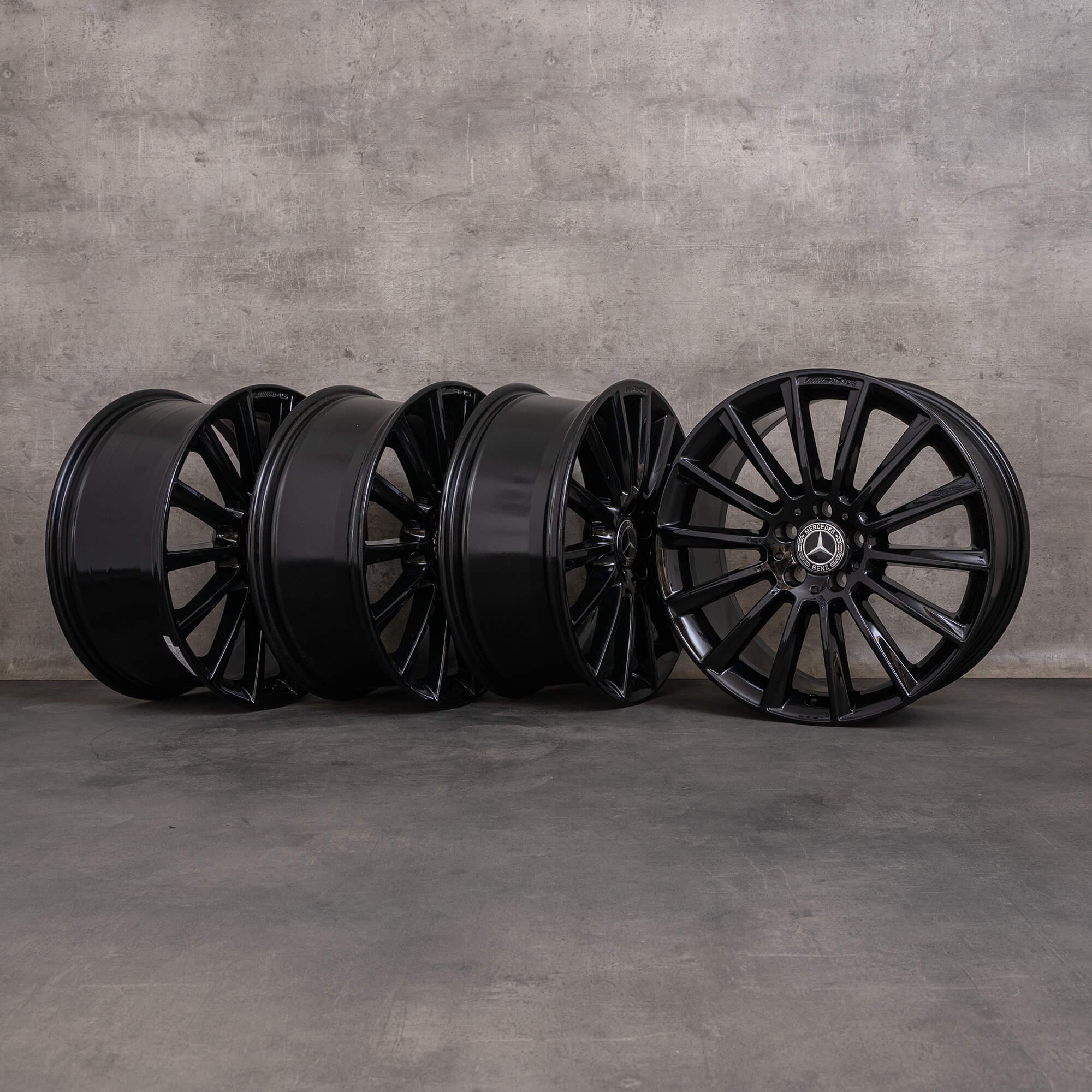 Original AMG Mercedes Benz C-Klasse W205 S205 C205 A205 19 Zoll Felgen ...