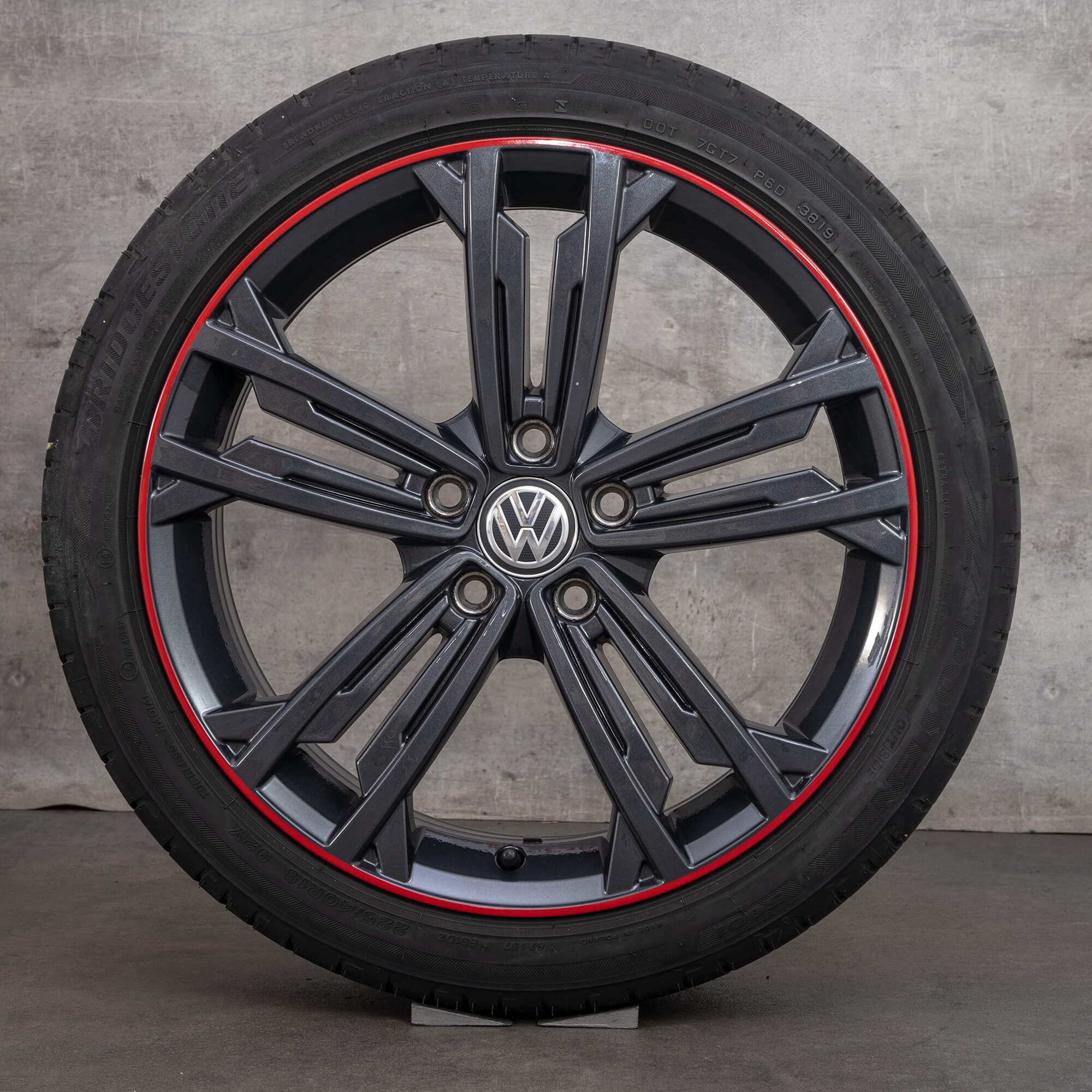 Vw Golf 7 6 Gti Gdt Seville Yaz Jantları 18 Inç Jantlar Lastikleri