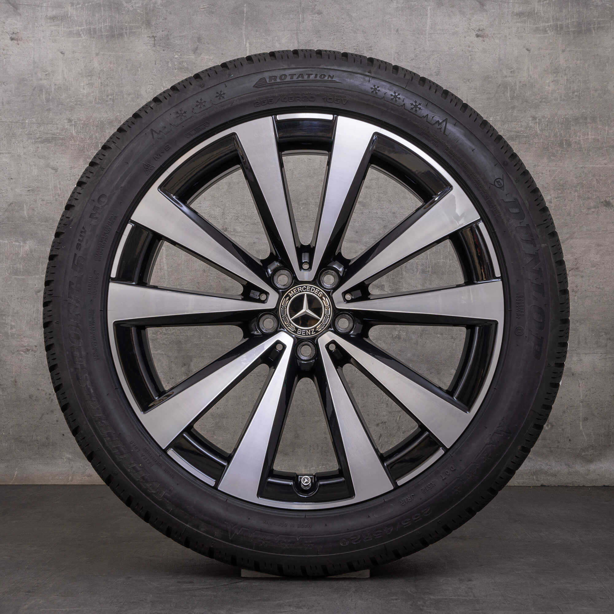 OEM Mercedes Benz EQS snow tire packages 20 inch V297 rims A2974011900 ...