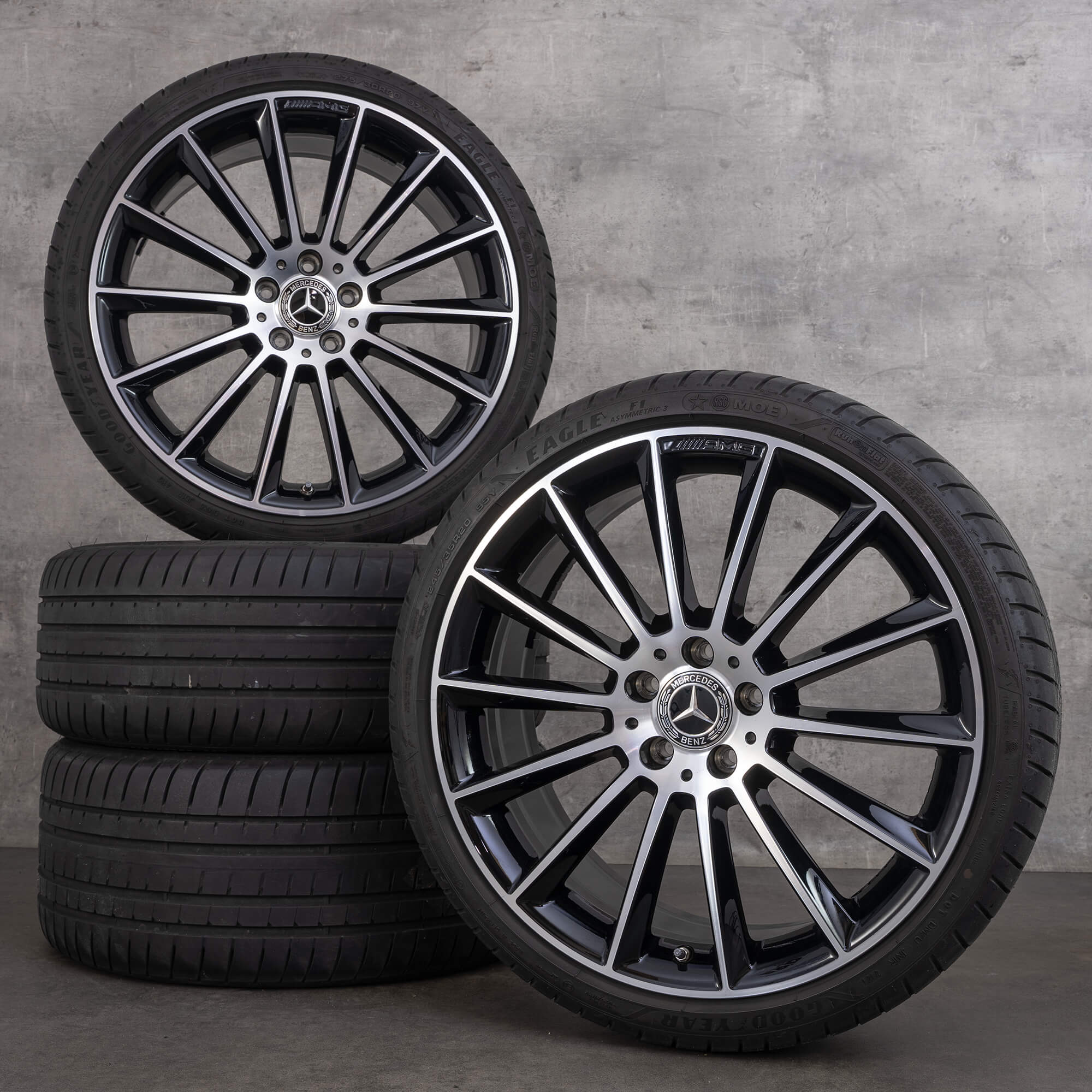 AMG Mercedes Benz E-Class W213 S213 C238 A238 20 inch rims summer tires